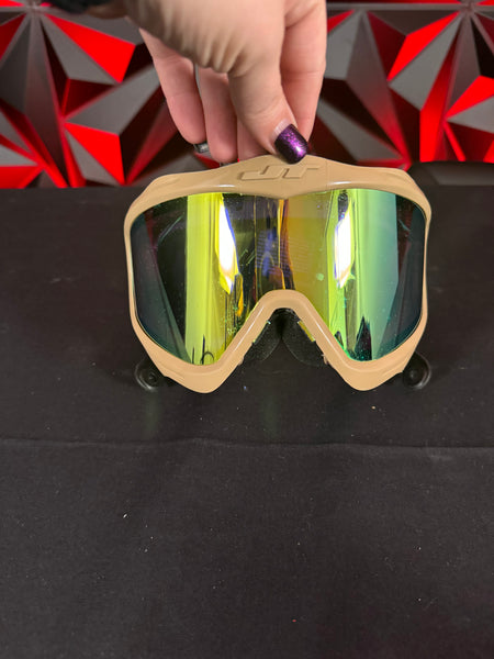 Used JT Proflex Paintball Frames - Tan /Mirrored Lens