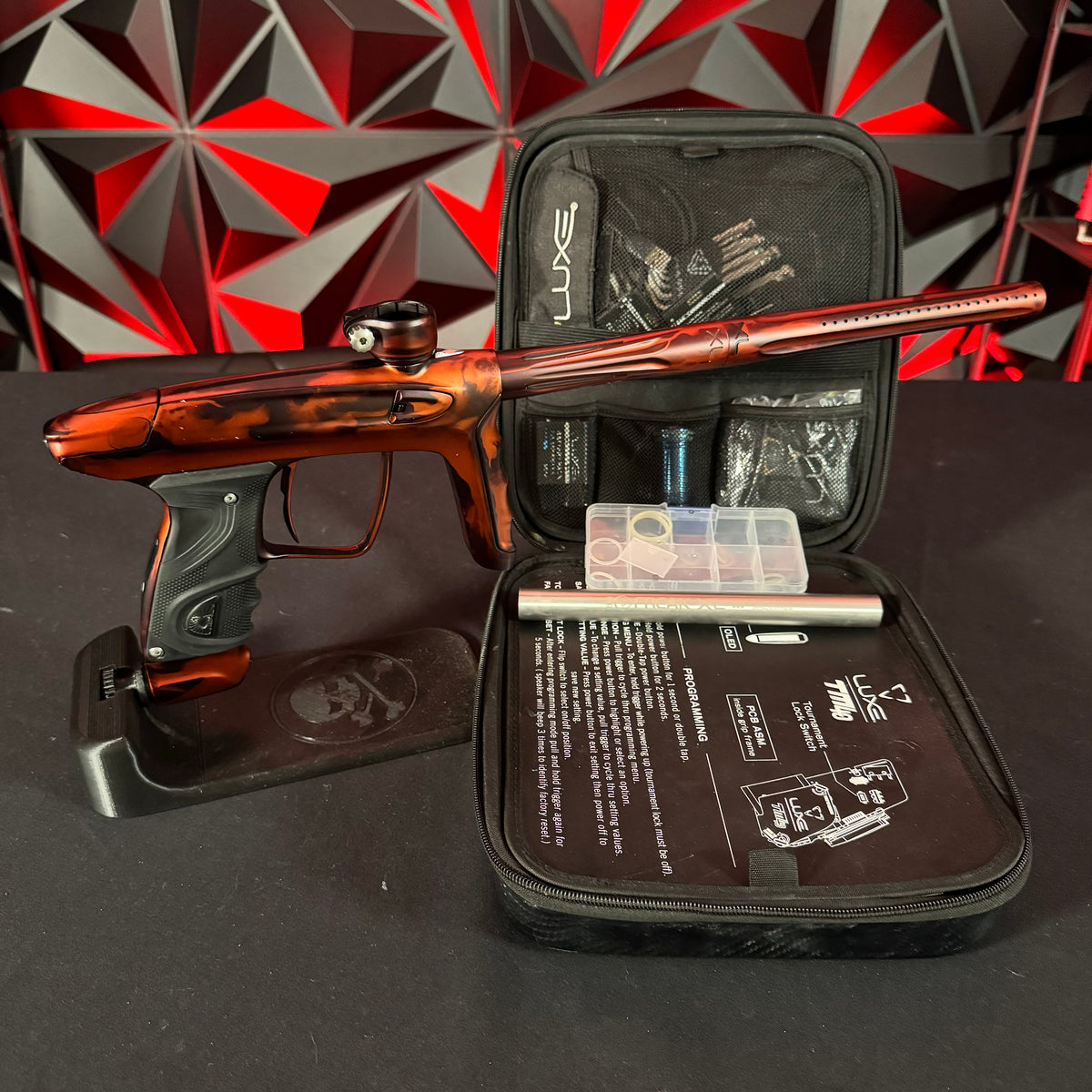 Used DLX Luxe TM40 Paintball Gun - LE Latin Saints Acid Wash