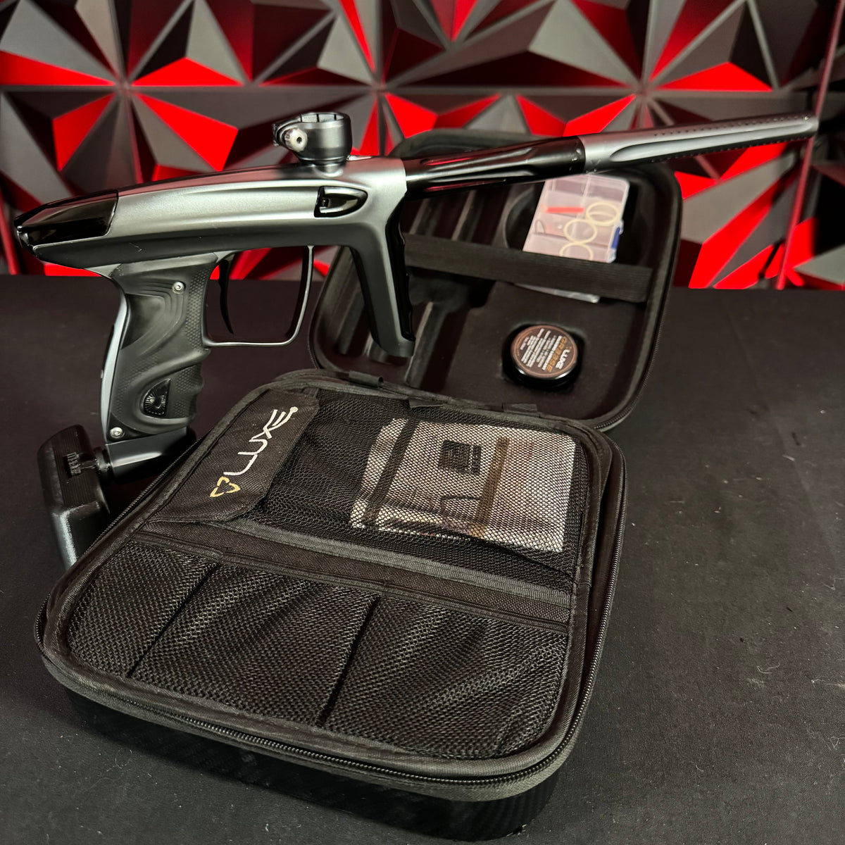 Used DLX TM40 Paintball Gun - Dust Pewter/Polished Black