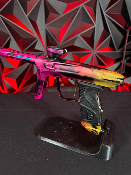 Used DLX Luxe TM40 Paintball Gun - LE Dust Pink/Yellow Smear – Punishers Paintball