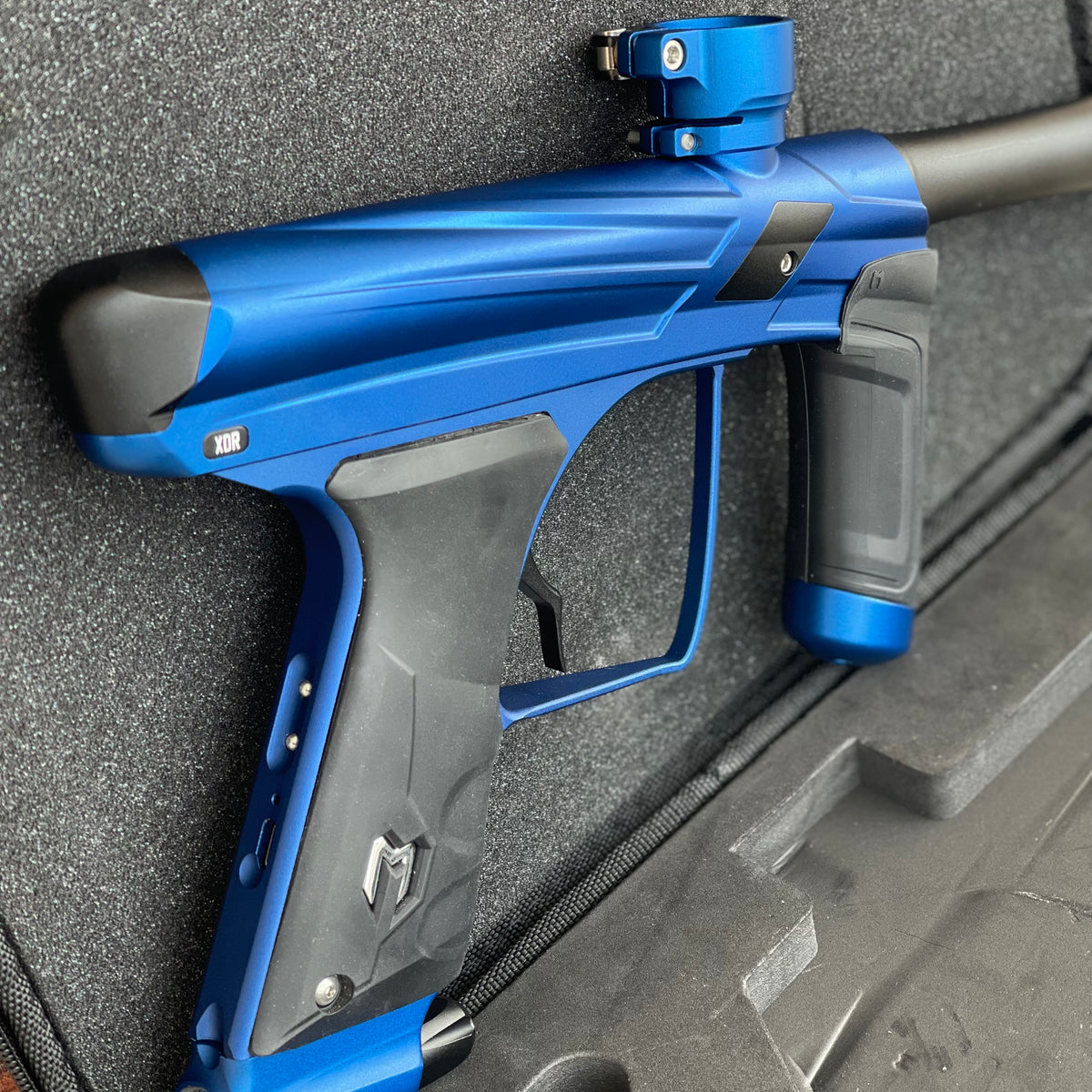 Used Macdev XDR Paintball Gun - Dust Blue with Mech Frame