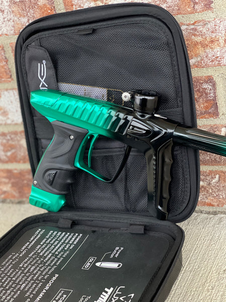 Used DLX Luxe "Project" TM40 Paintball Gun - Emerald/Black Fade #88 of