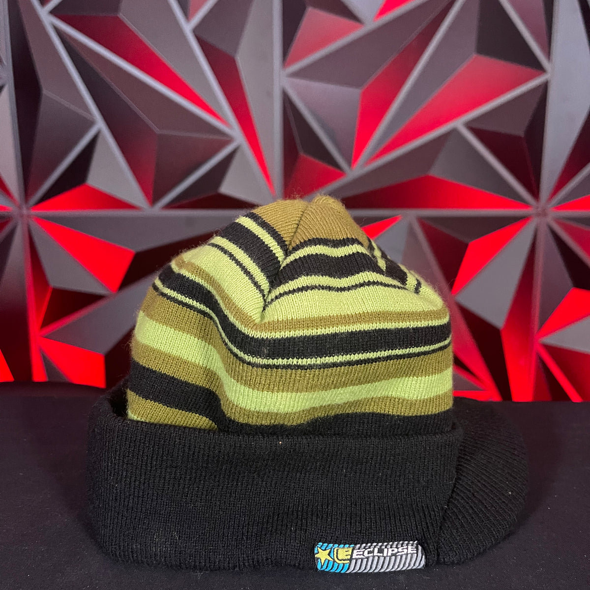 Used Planet Eclipse Beanie - Lime/Black