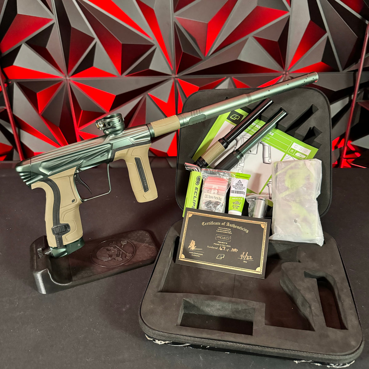 Used Planet Eclipse CS2 Project G Paintball Gun - JADE #67/100