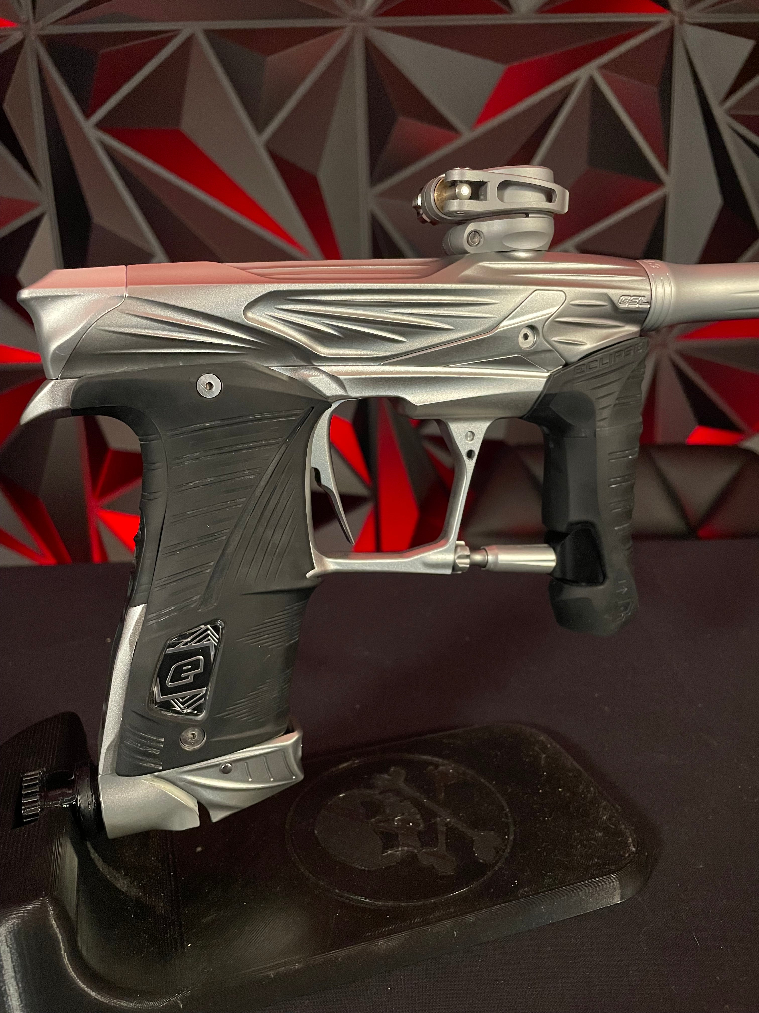 Used Planet Eclipse GSL Paintball Gun - Silver (Please read descriptio