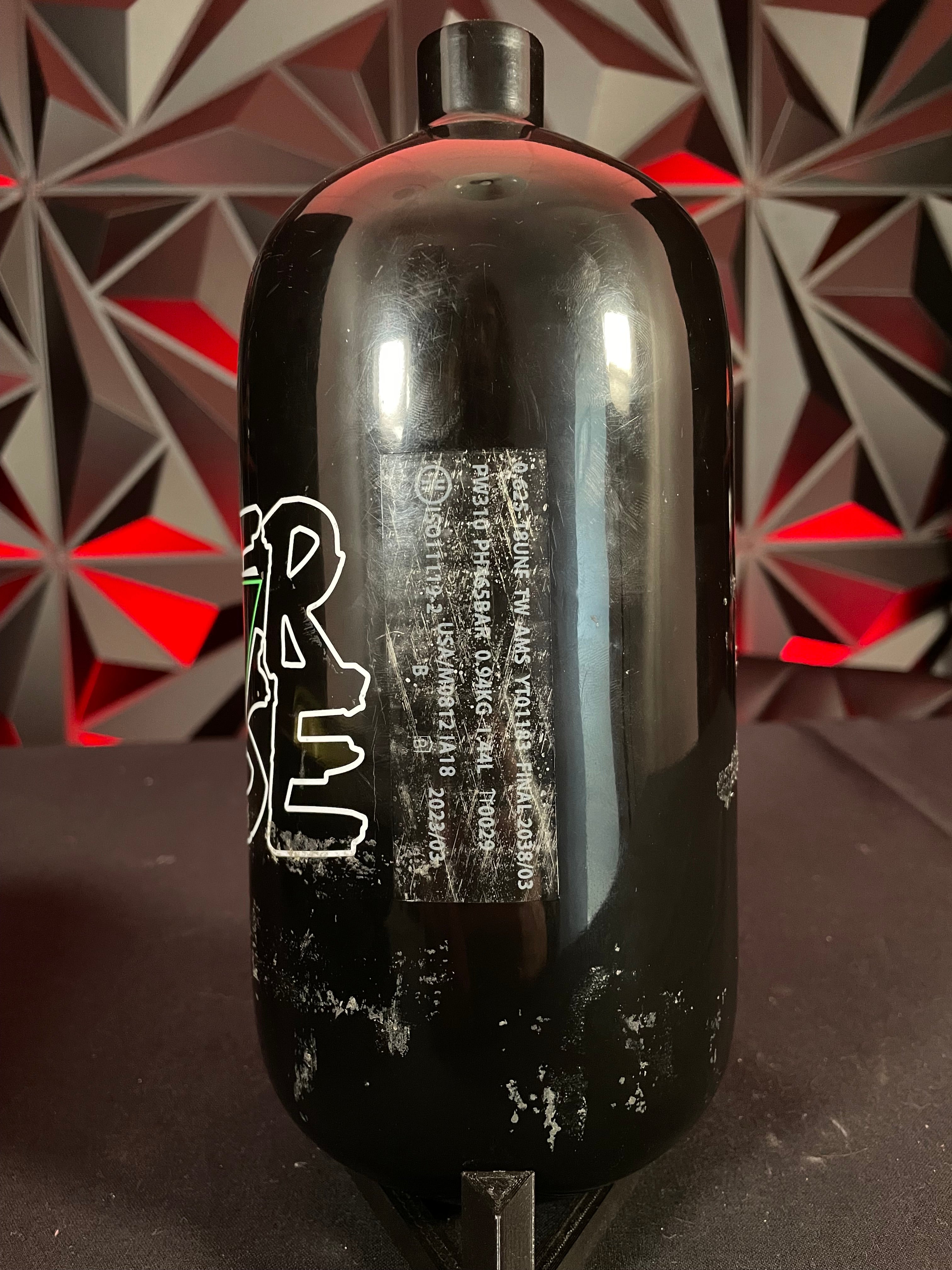 Used Powerhouse 78/4500 Paintball Tank *Bottle Only* w/Infamous Tank C