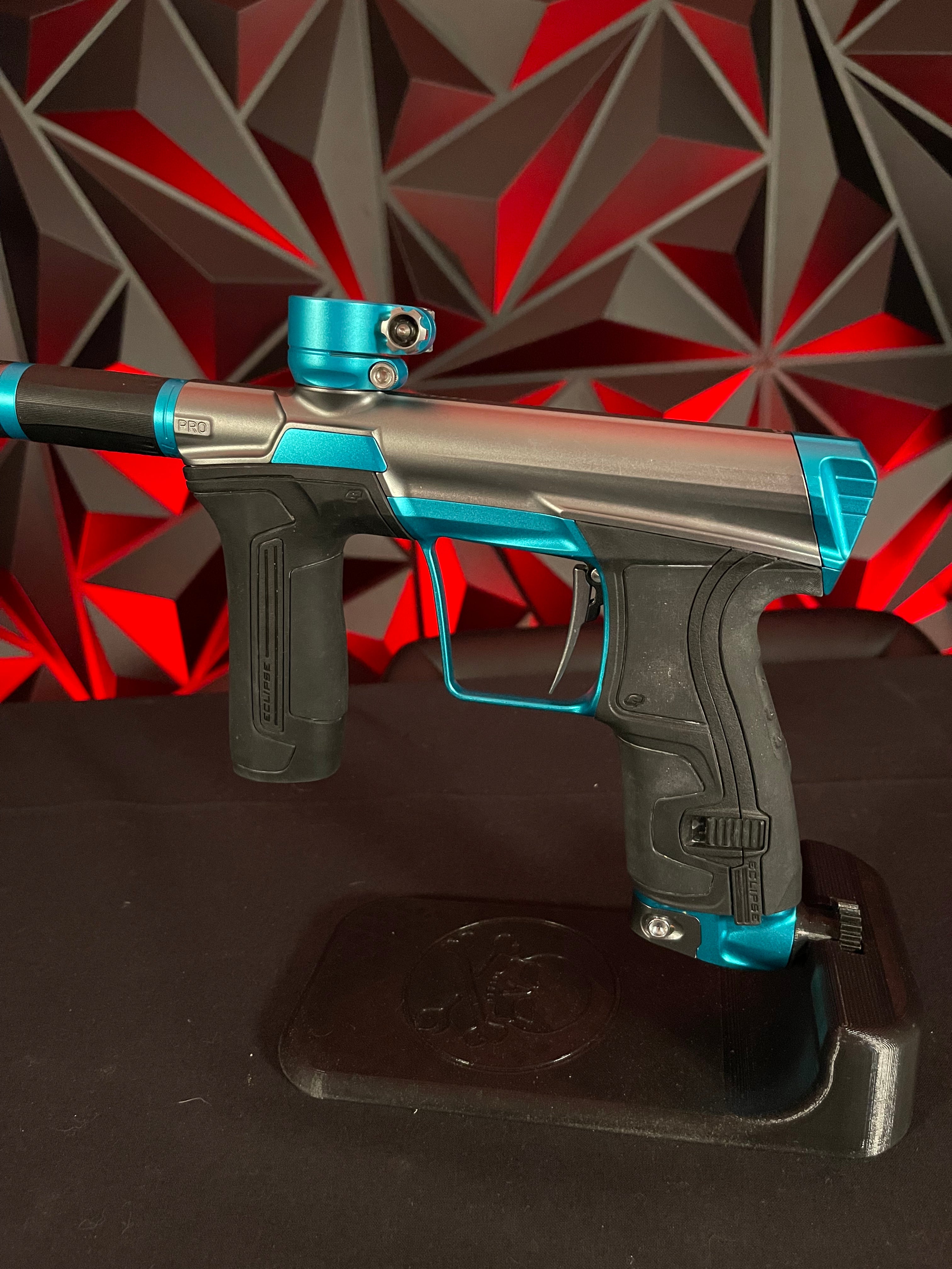 Used Planet Eclipse CS2 Pro Paintball Gun - Grey/Teal w/3 FL Back ...