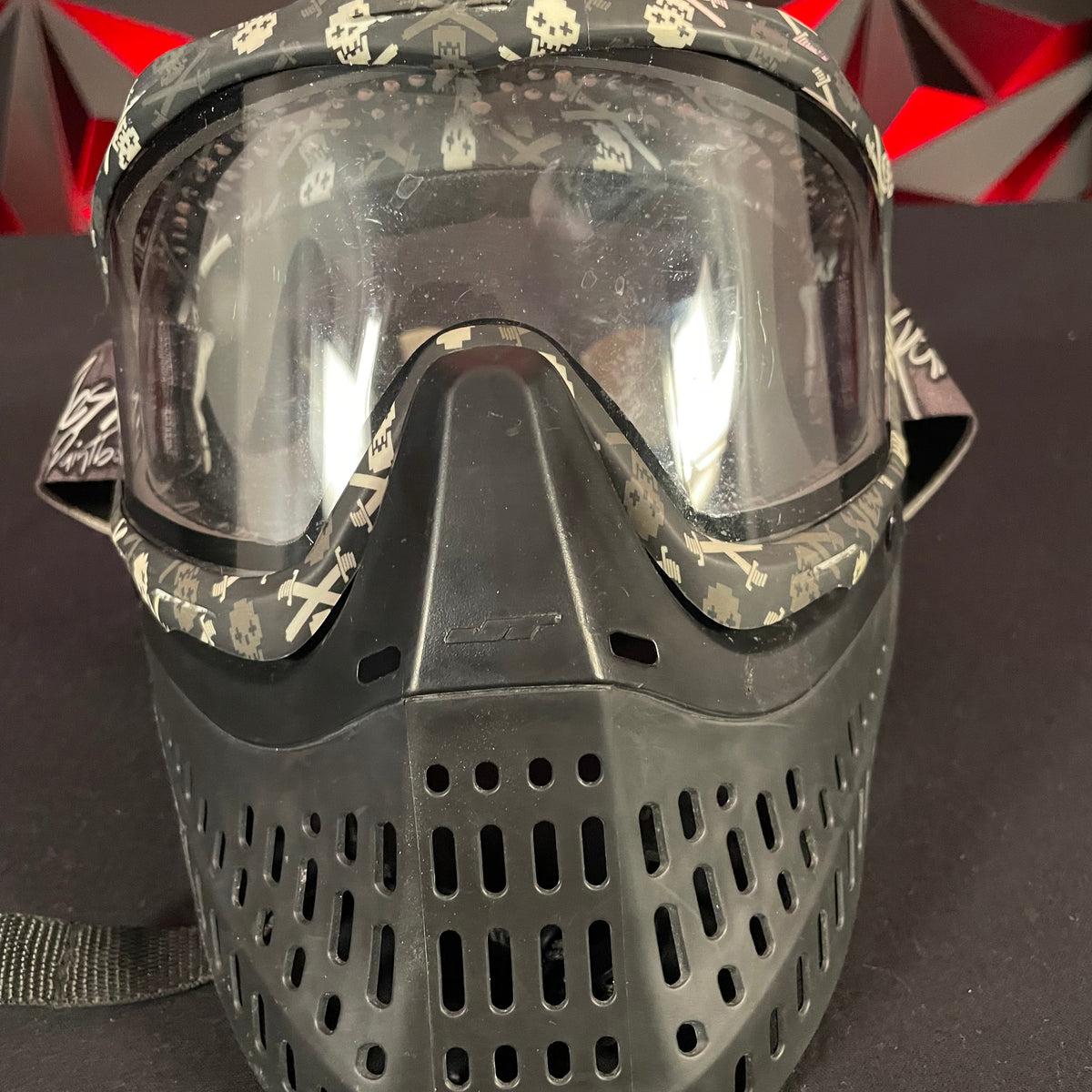 Used JT Proflex Paintball Mask - LE Mutiny Goggles w/Black Skirt
