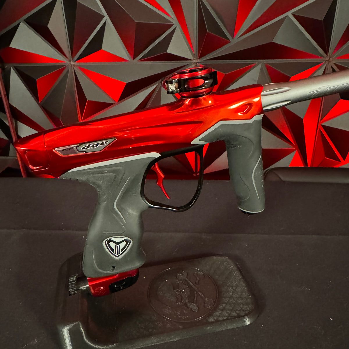 Used Dye M3+ Paintball Gun - Lava 2.0 w/ Grey Barrel Back