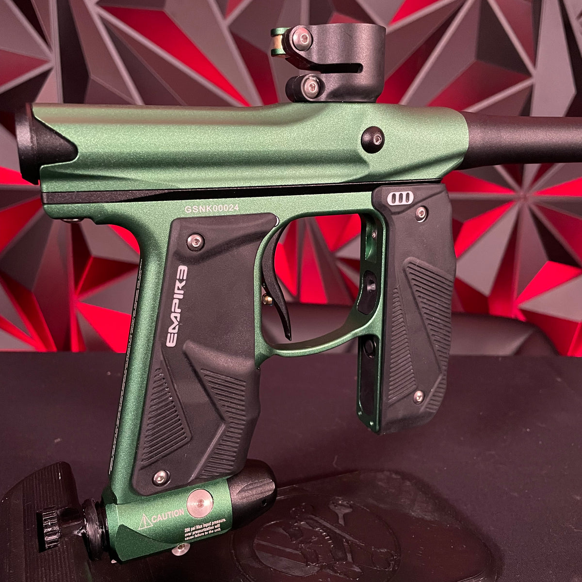 Used Empire Mini GS Paintball Gun - Green/Black