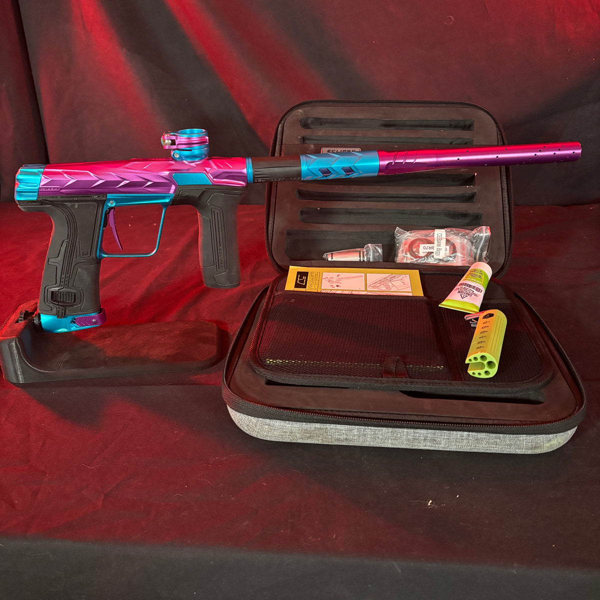 Used HK Army/Planet Eclipse CS3 Fossil Paintball Gun - Amp (Purple/Tea