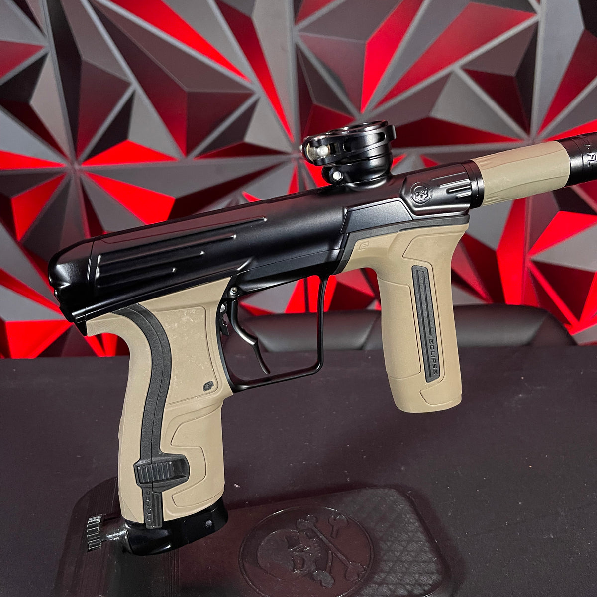 Used Infamous / Planet Eclipse CS2 Paintball Gun - Black w/ Earth Grip