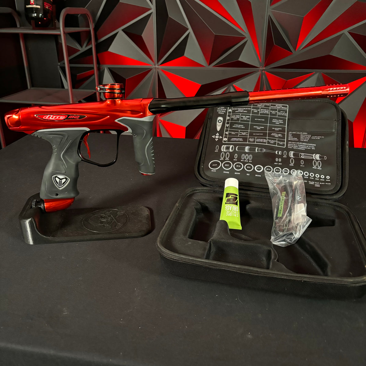 Used Dye M2 Paintball Gun - Polished Red