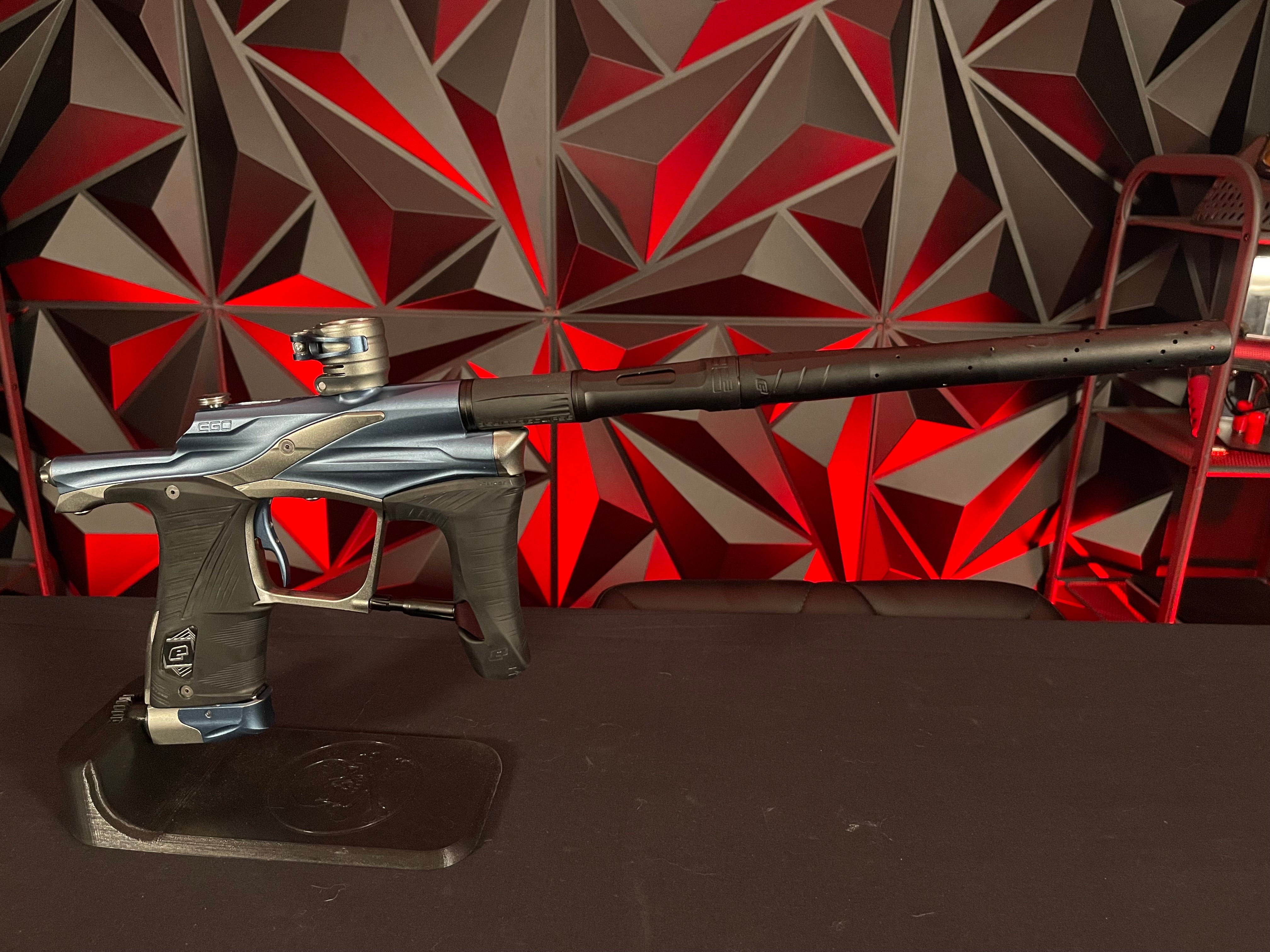 Used Planet Eclipse LV1 Paintball Gun - Blue/Dark Grey w/s63 PWR Barre ...