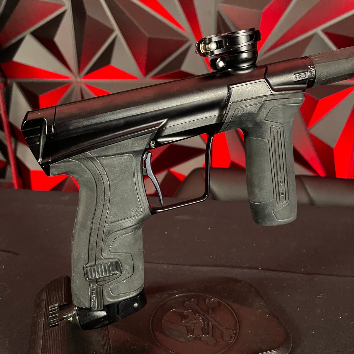 Used Planet Eclipse CS2 Pro Paintball Gun - Black w/ Gold Infamous FL