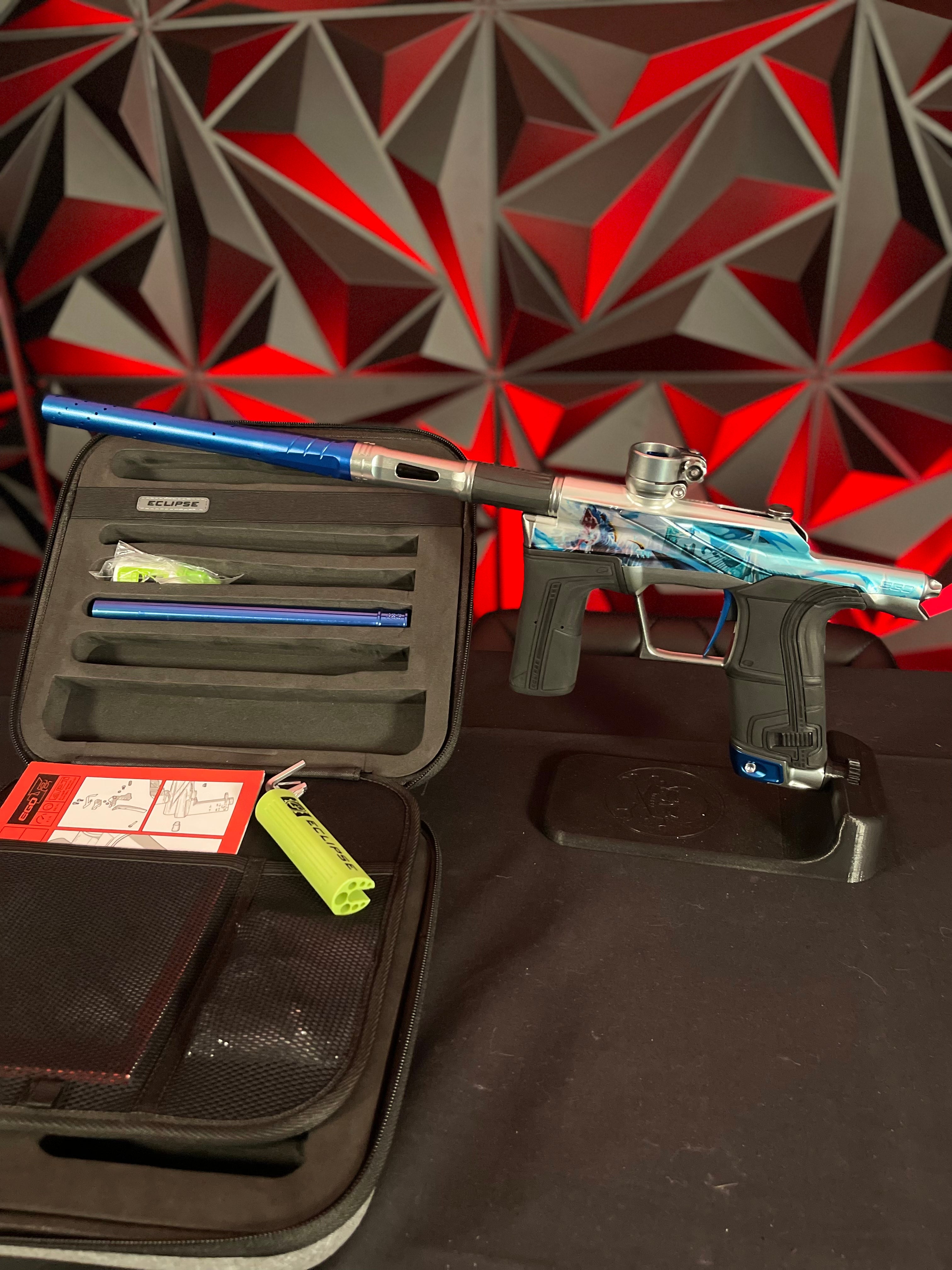 Used Planet Eclipse LV2 Paintball Gun - LE Ice Dragon – Punishers Paintball