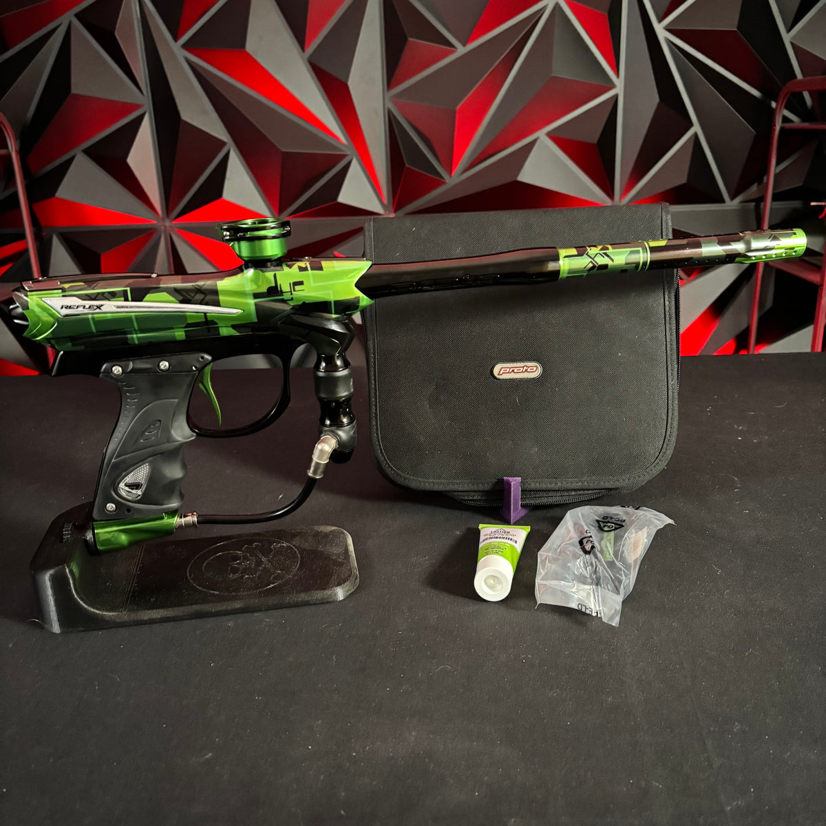 Used Dye Proto Reflex Paintball Marker- Hex Green