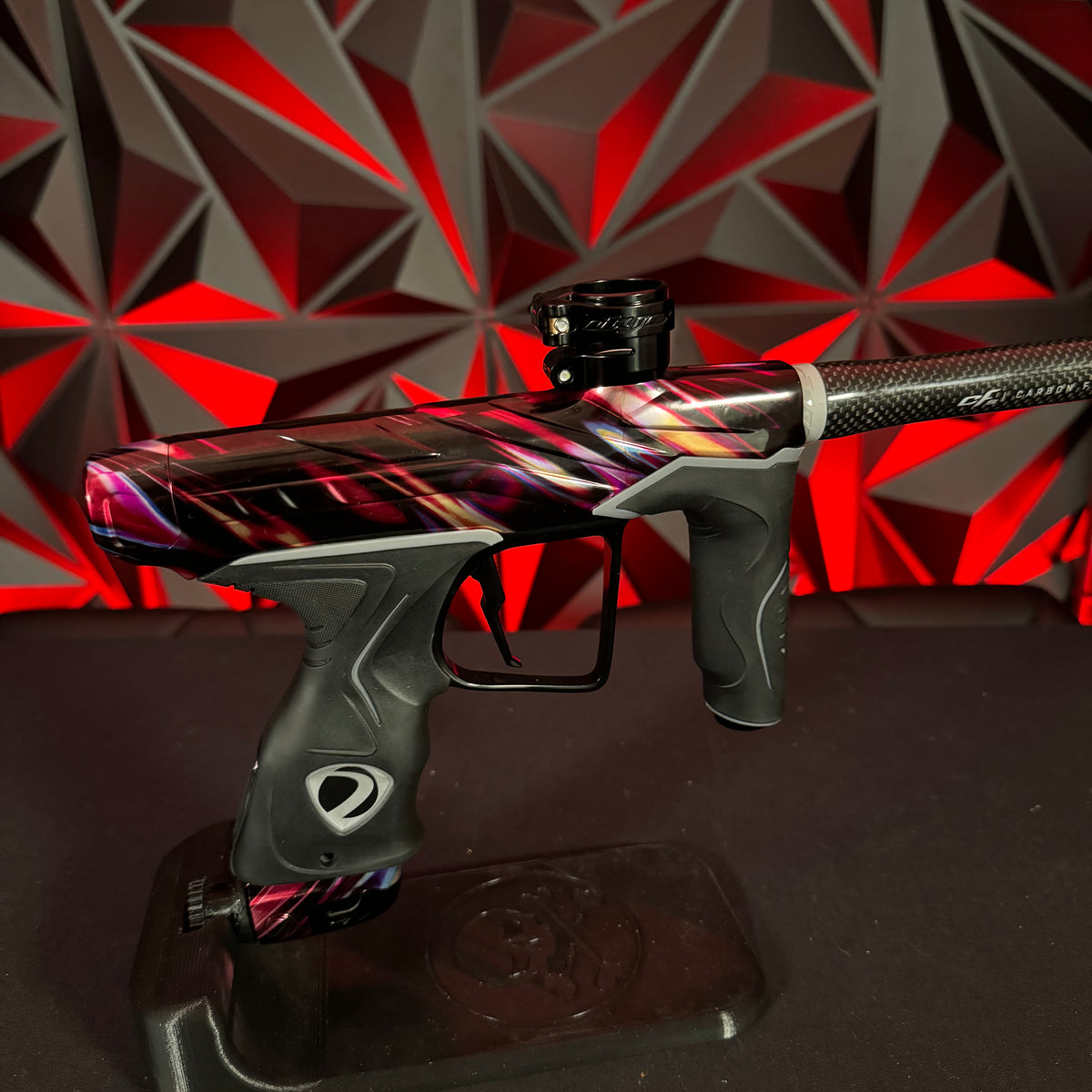 Used Dye DLS Paintball Marker - PGA Blurred w/ 3 CF-S Backs & V2 Bolt