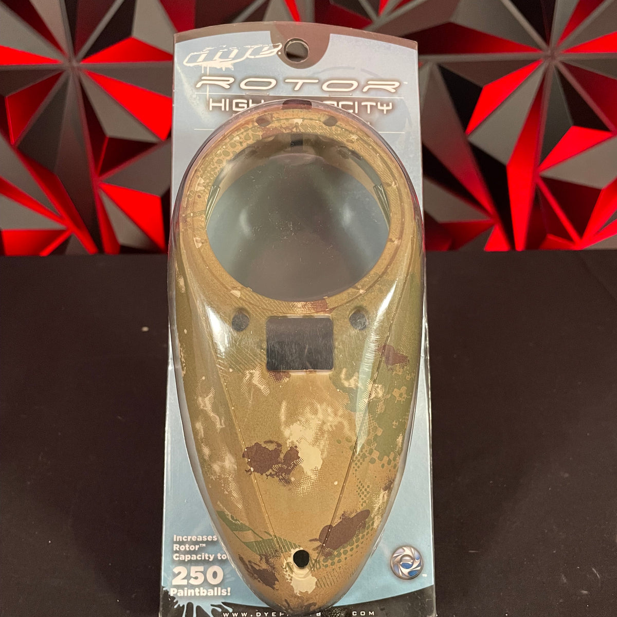 Used Dye Rotor High Capacity Paintball Top Shell - Dye Cam