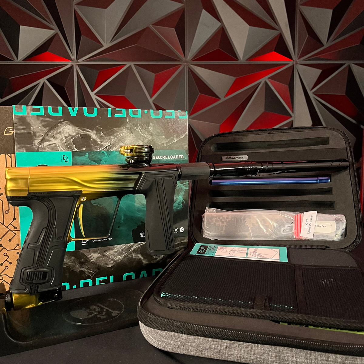 Planet Eclipse Geo R5 "Ultimate" Package Paintball Gun - Polished Gold