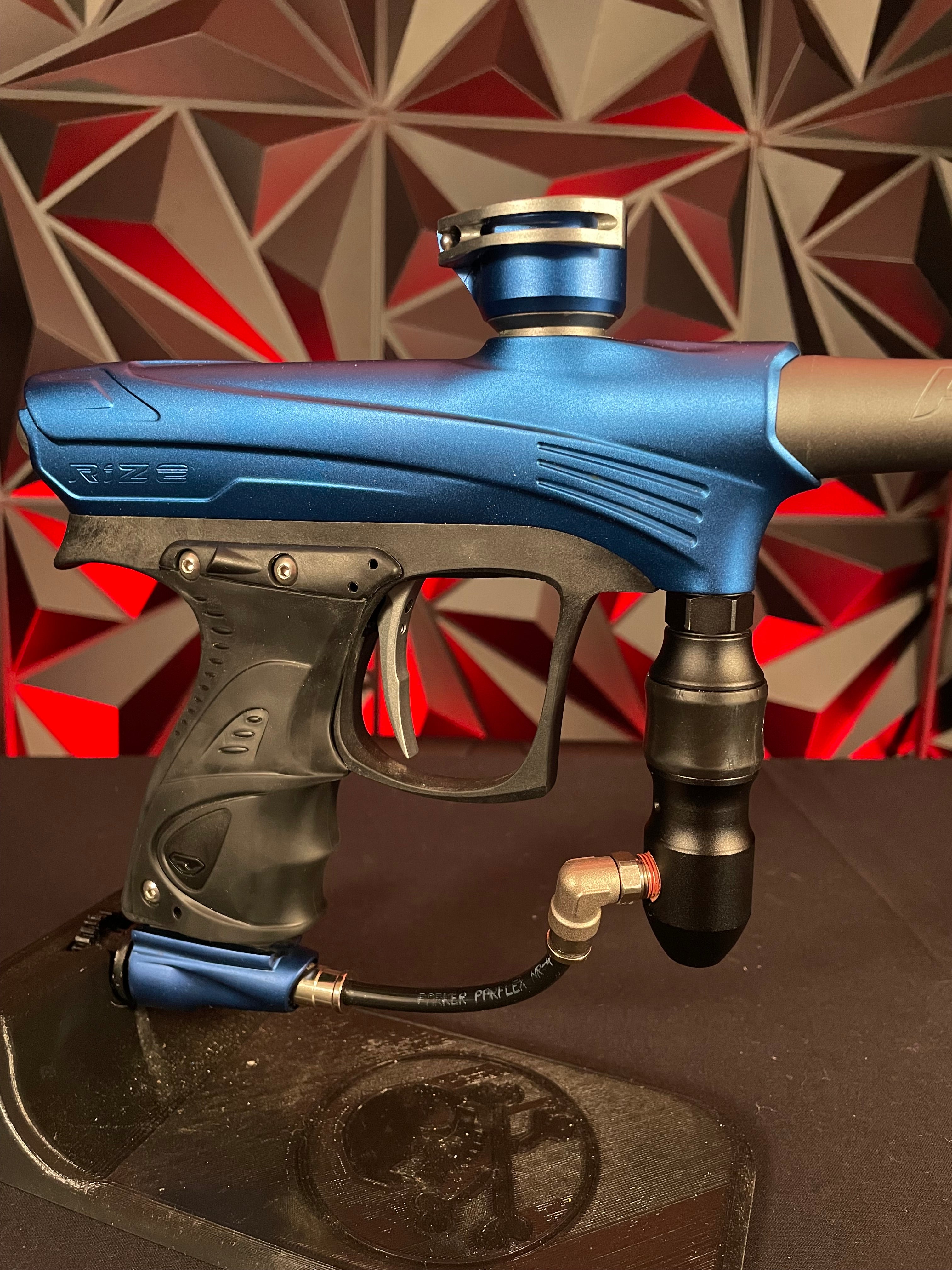 Used Dye Maxed Rize Paintball Gun - Blue/Pewter