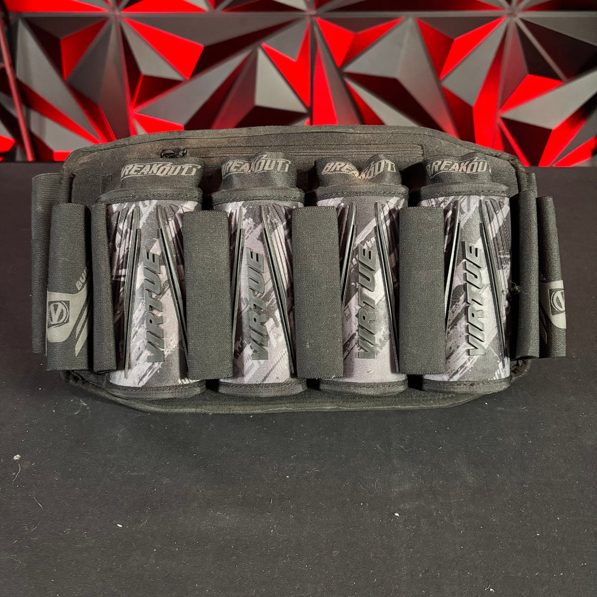 Used Virtue Breakout 4+7 Paintball Pod Pack - Grey