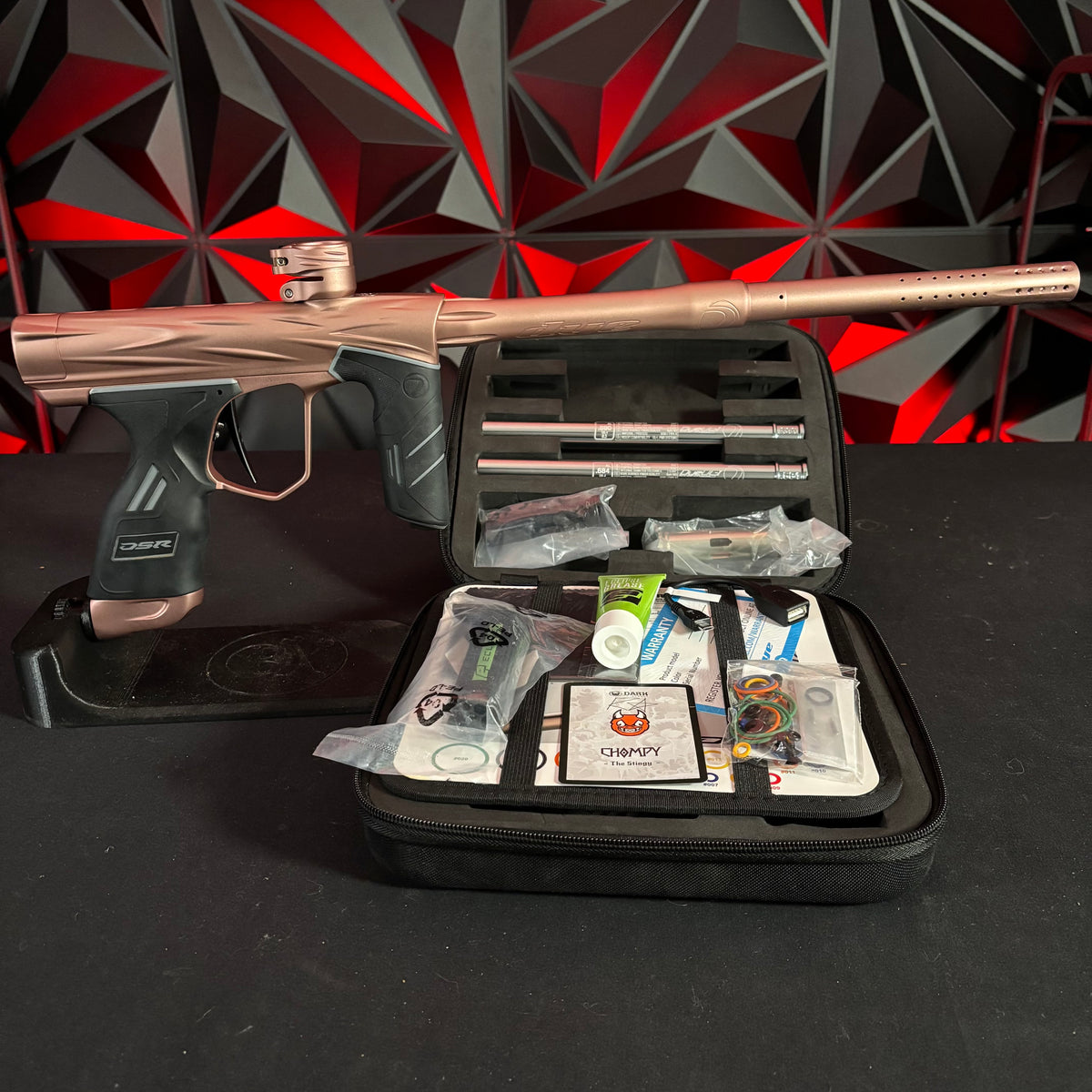 Used Dye Dark DSR+ Paintball Gun - Dust Bronze w/ Method Bolt
