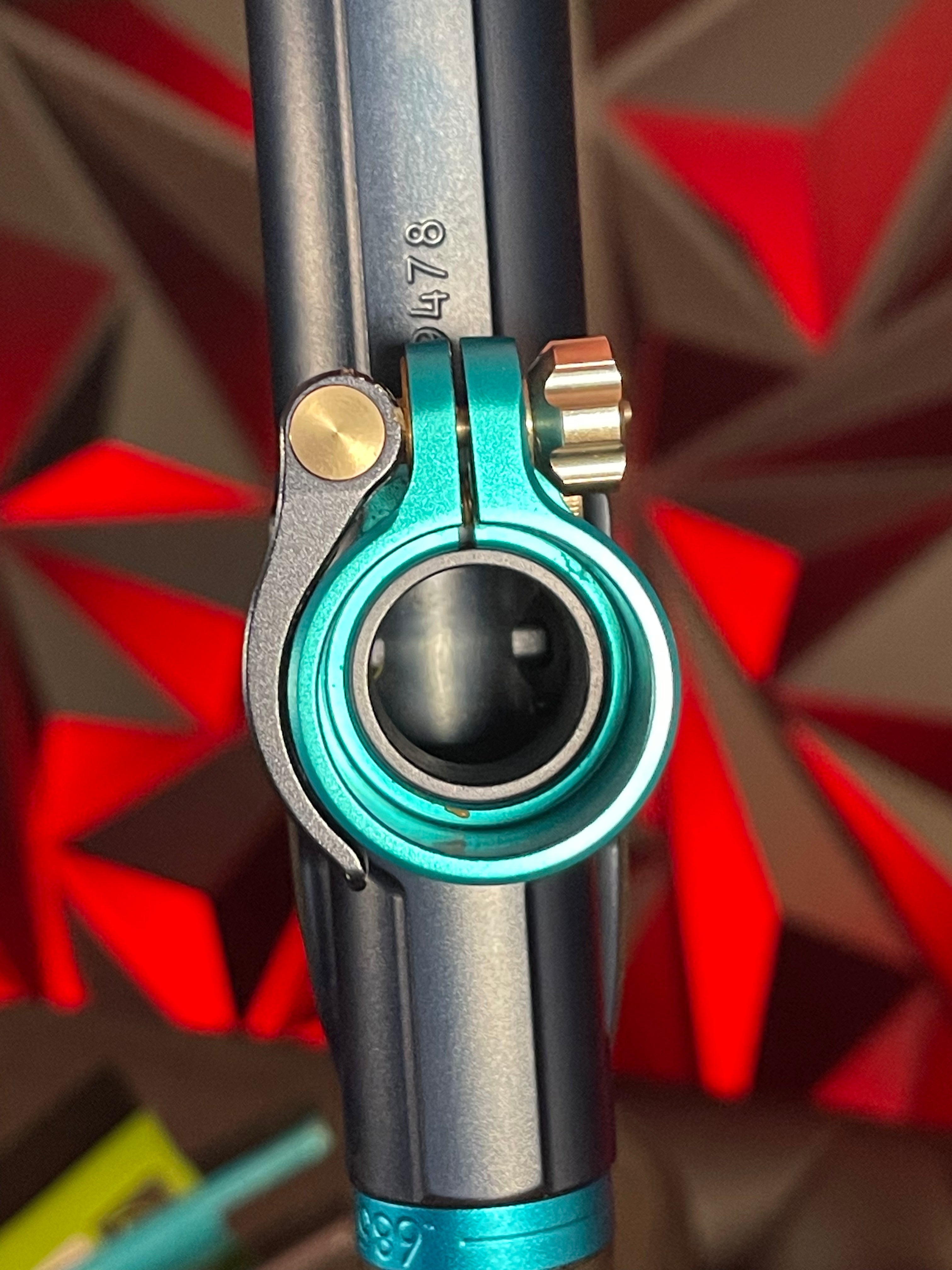 Used CS2 Pro Paintball Gun - Blue/Teal w/ 4 FL Backs – Punishers Paintball