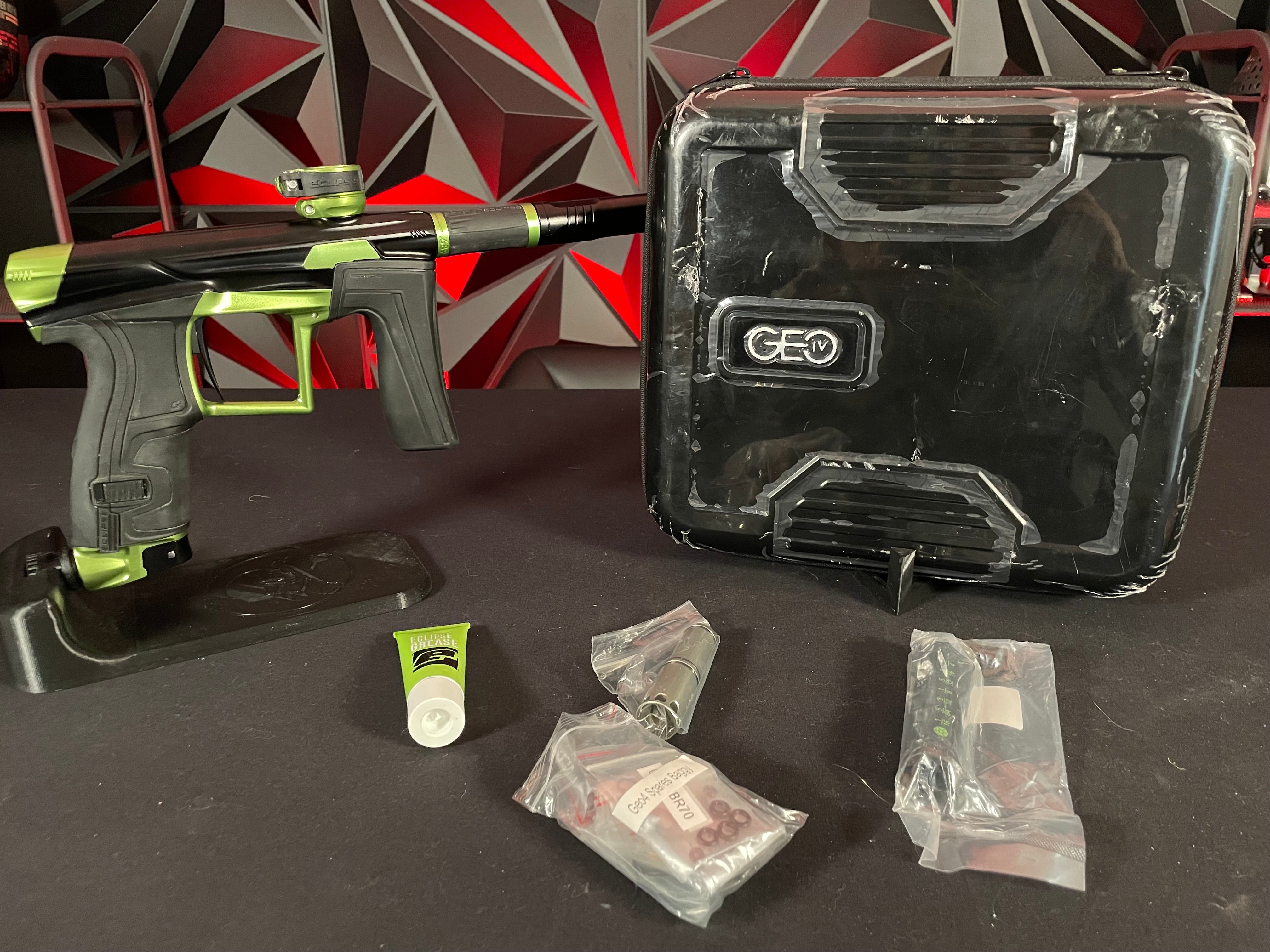 Used Planet Eclipse Geo 4 Paintball Gun - Black / Green – Punishers Paintball