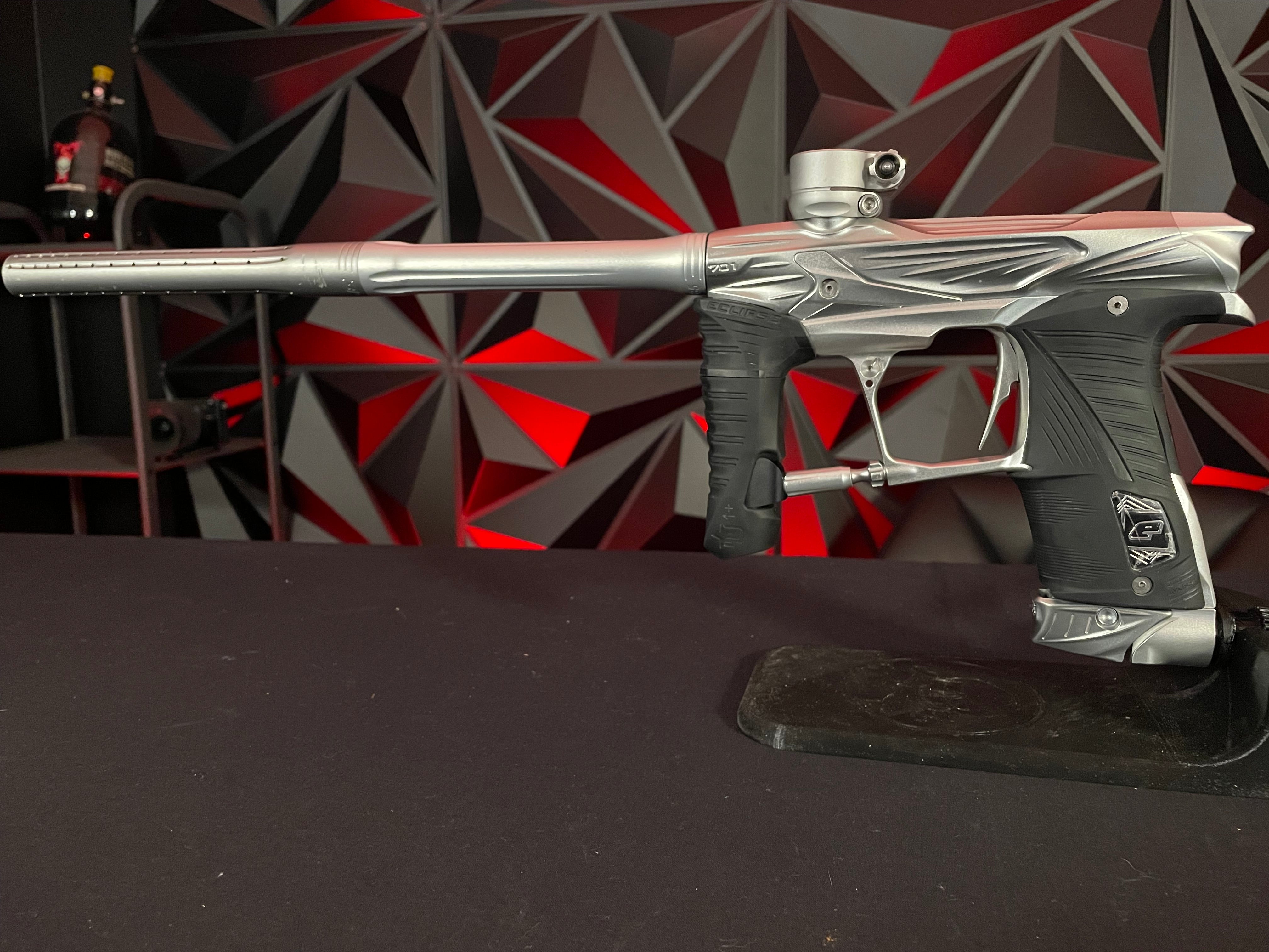 Used Planet Eclipse GSL Paintball Gun - Silver (Please read descriptio
