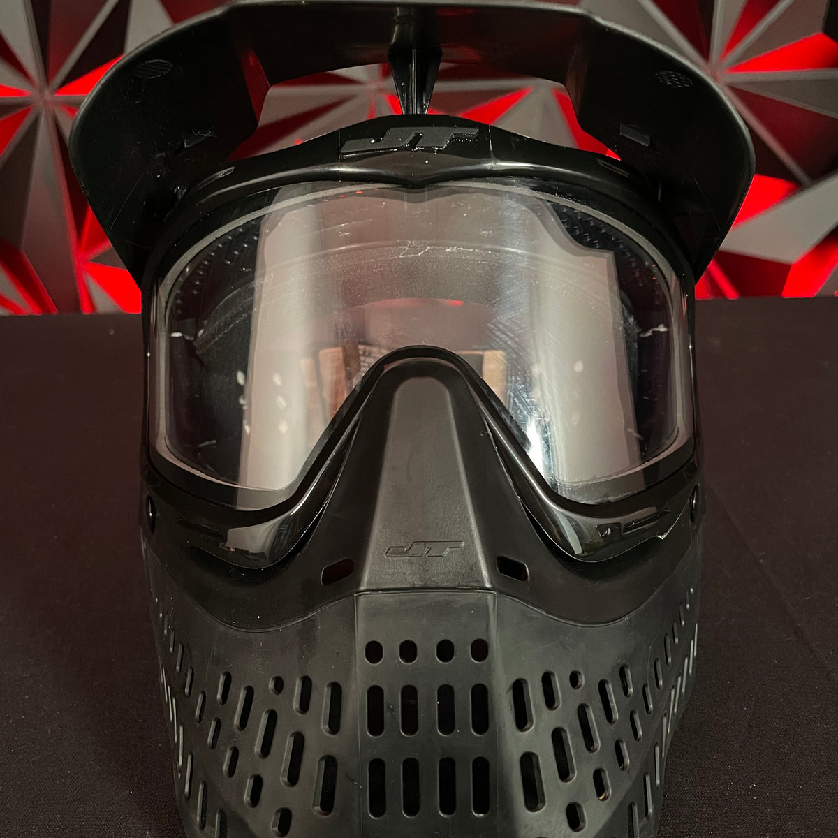 Used JT Proflex Paintball Mask - Black w/ Visor