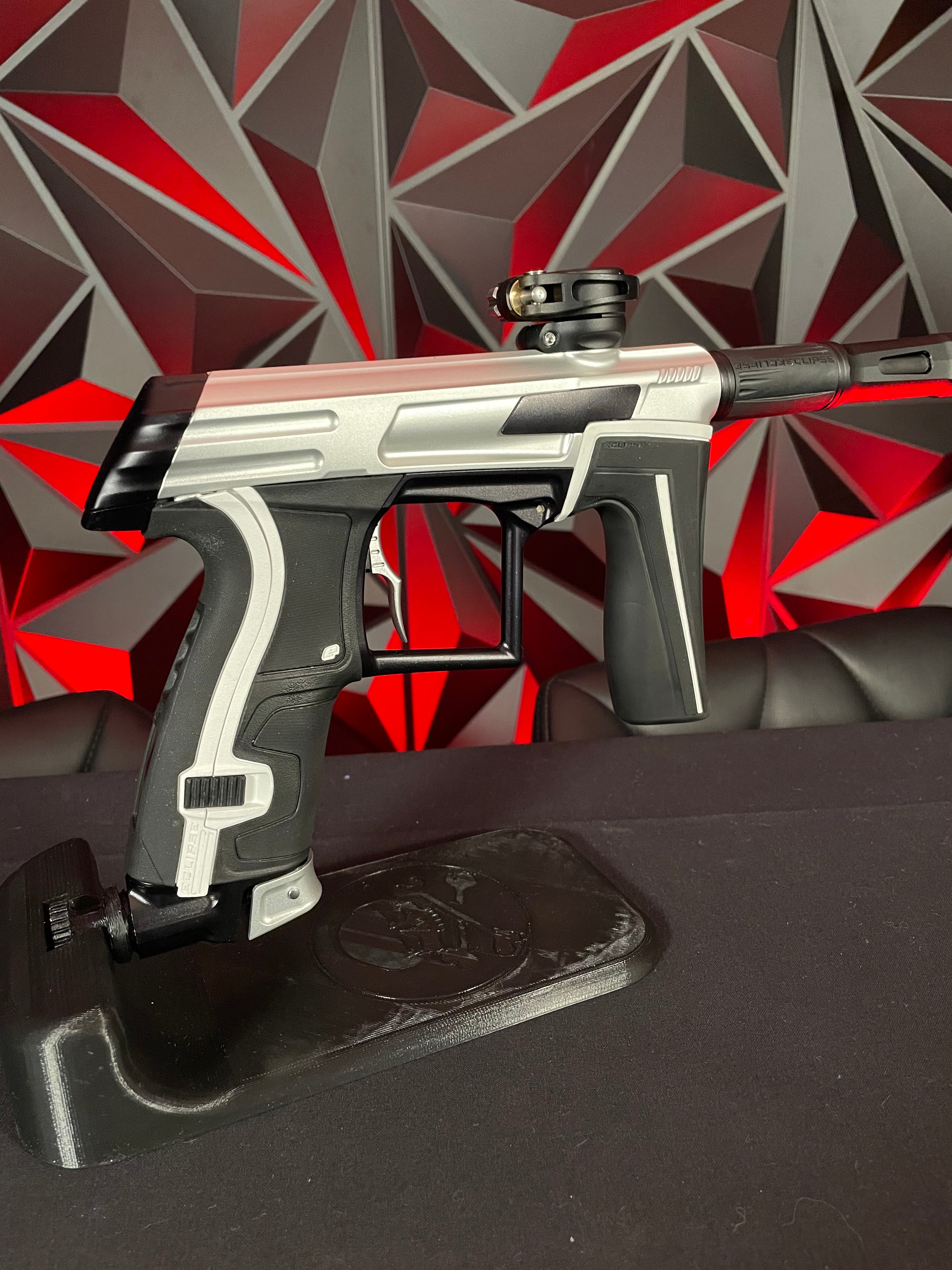 Used Planet Eclipse CS1.5 Paintball Gun - Silver/Black w/s63 Barrel Sy