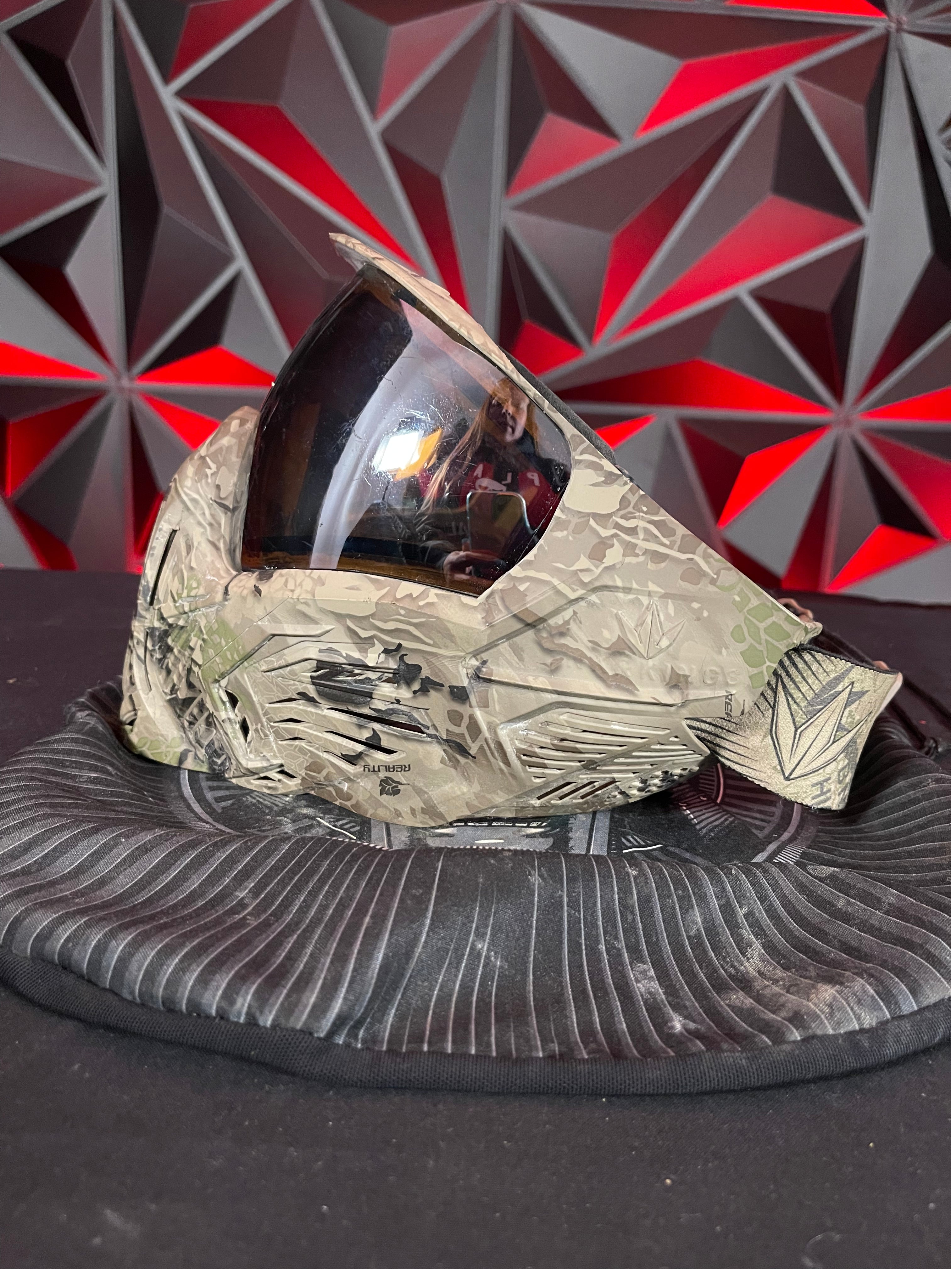 Used Bunker Kings CMD Paintball Mask - Highland Camo – Punishers Paintball