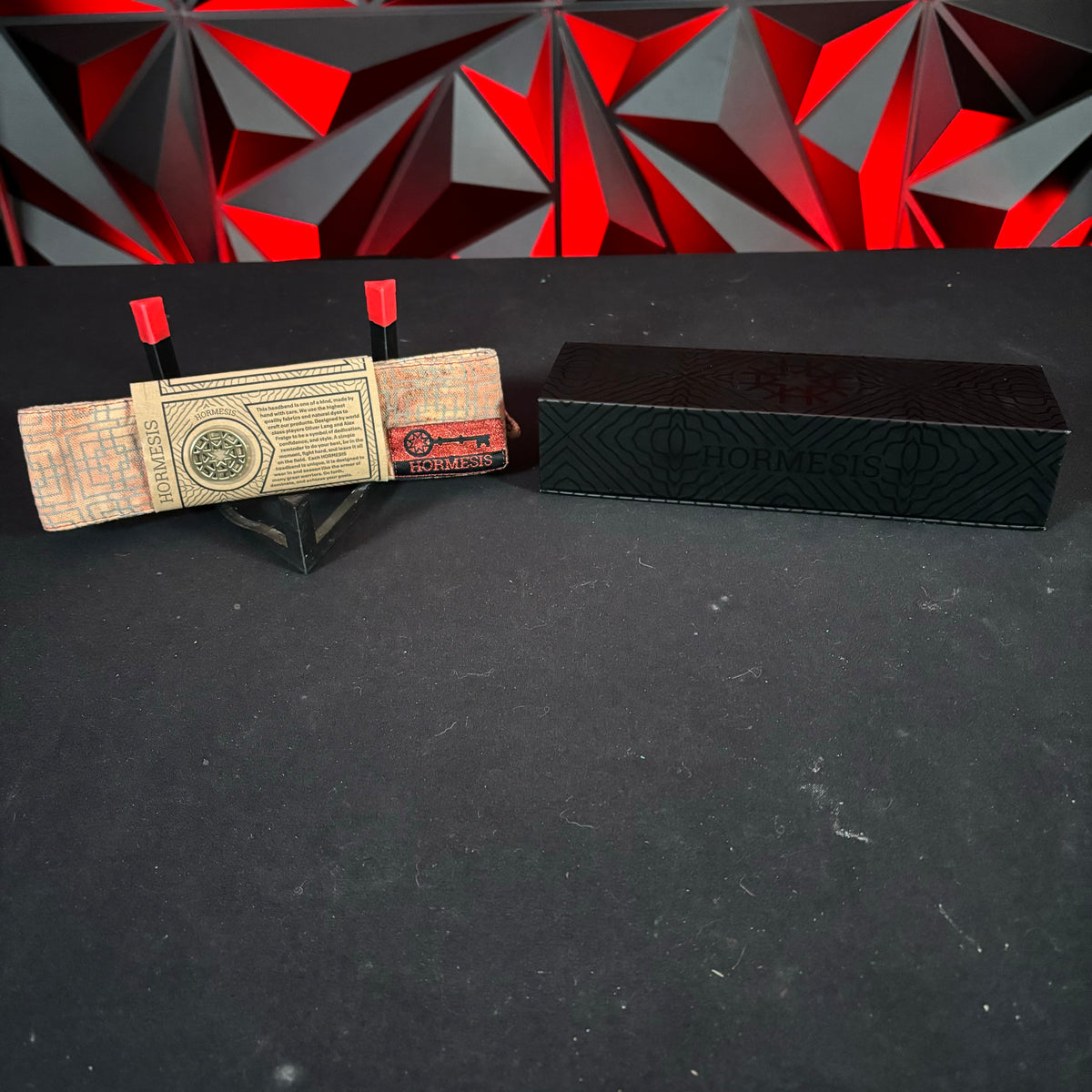 Used Hormesis Headband - The Pen Series #10/116 (Red/Silver)