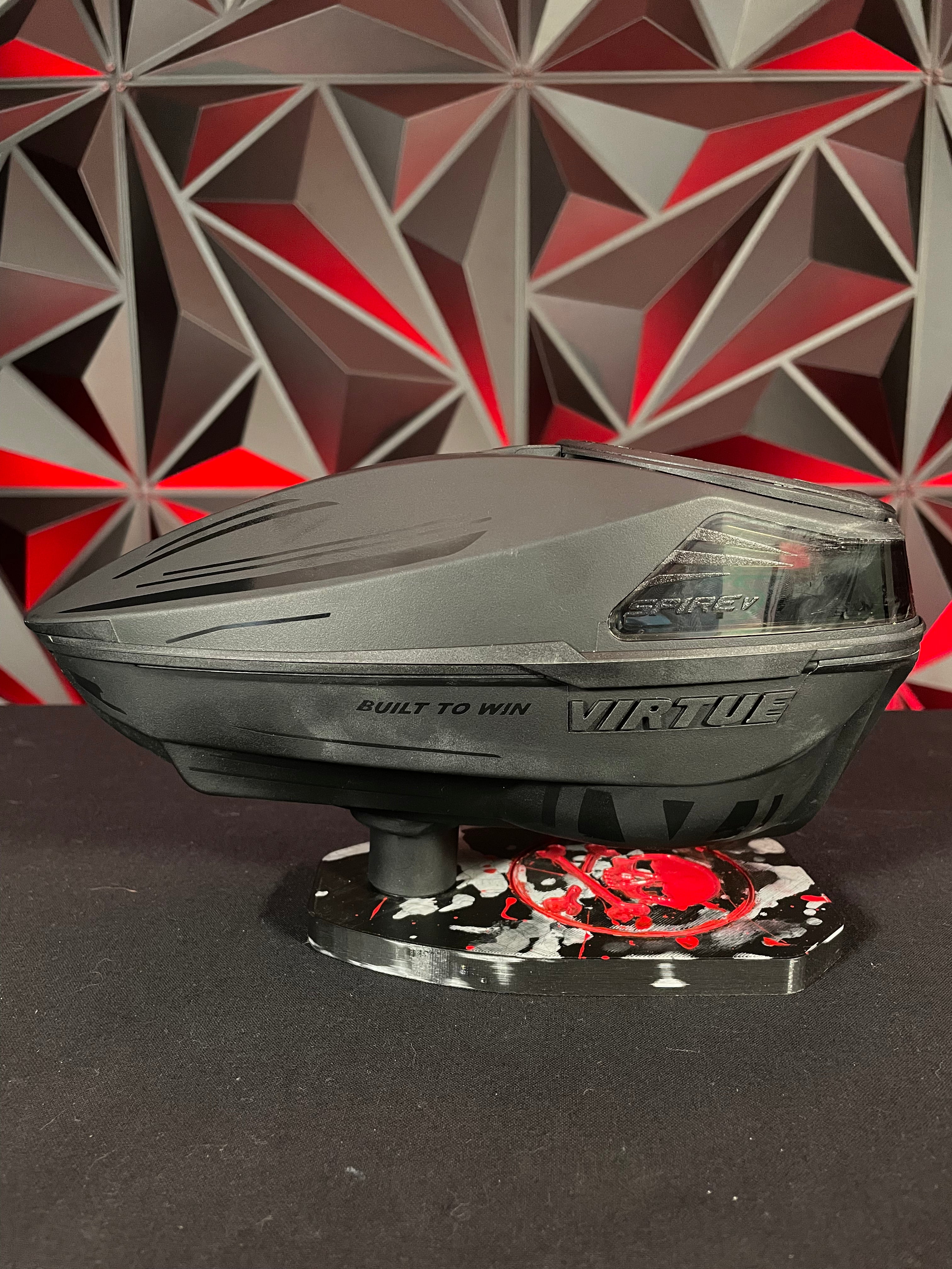 Used Virtue Spire 5 Paintball Loader - Black w/ Speedfeed – Punishers ...