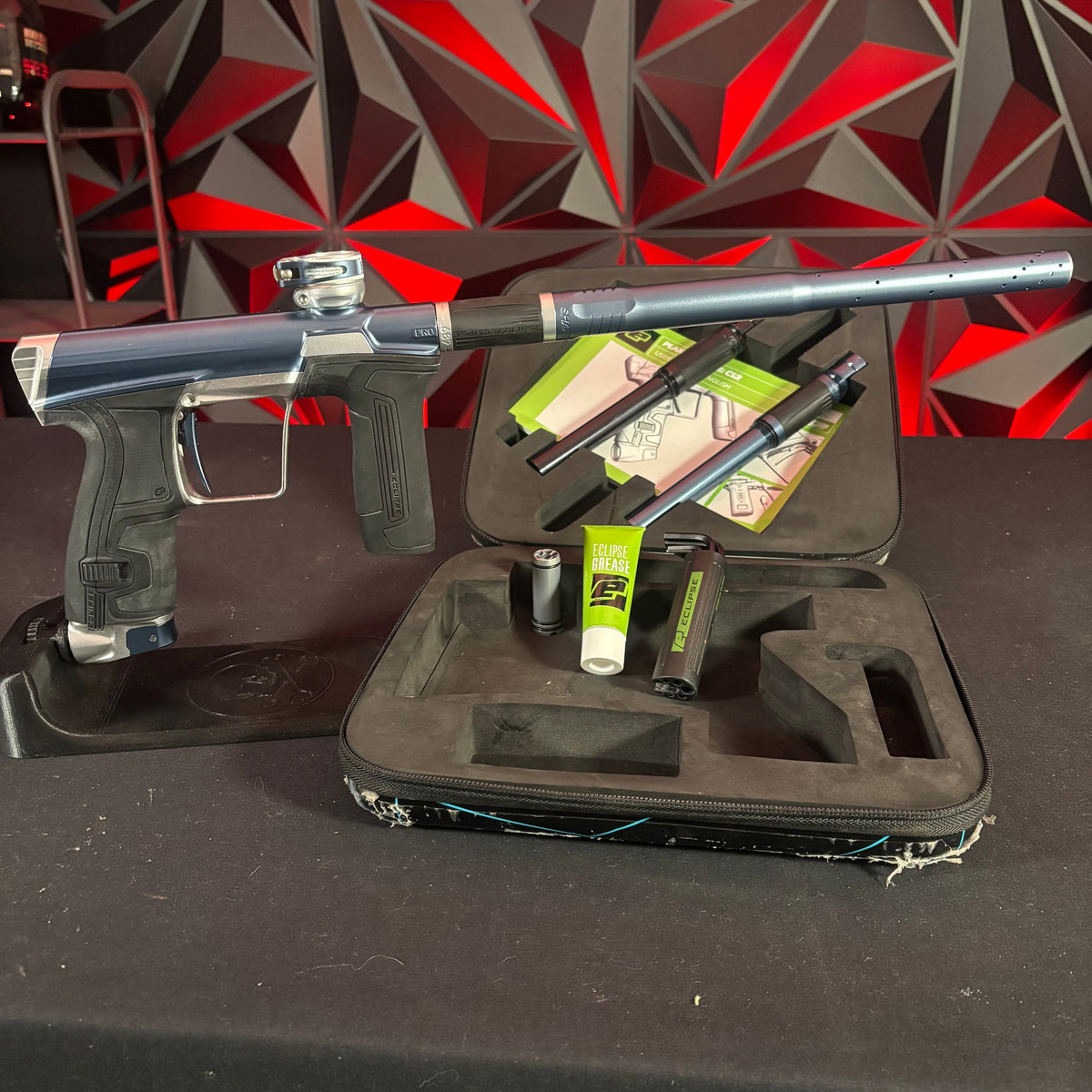 Used Planet Eclipse CS2 Pro Paintball Gun - Blue/Silver