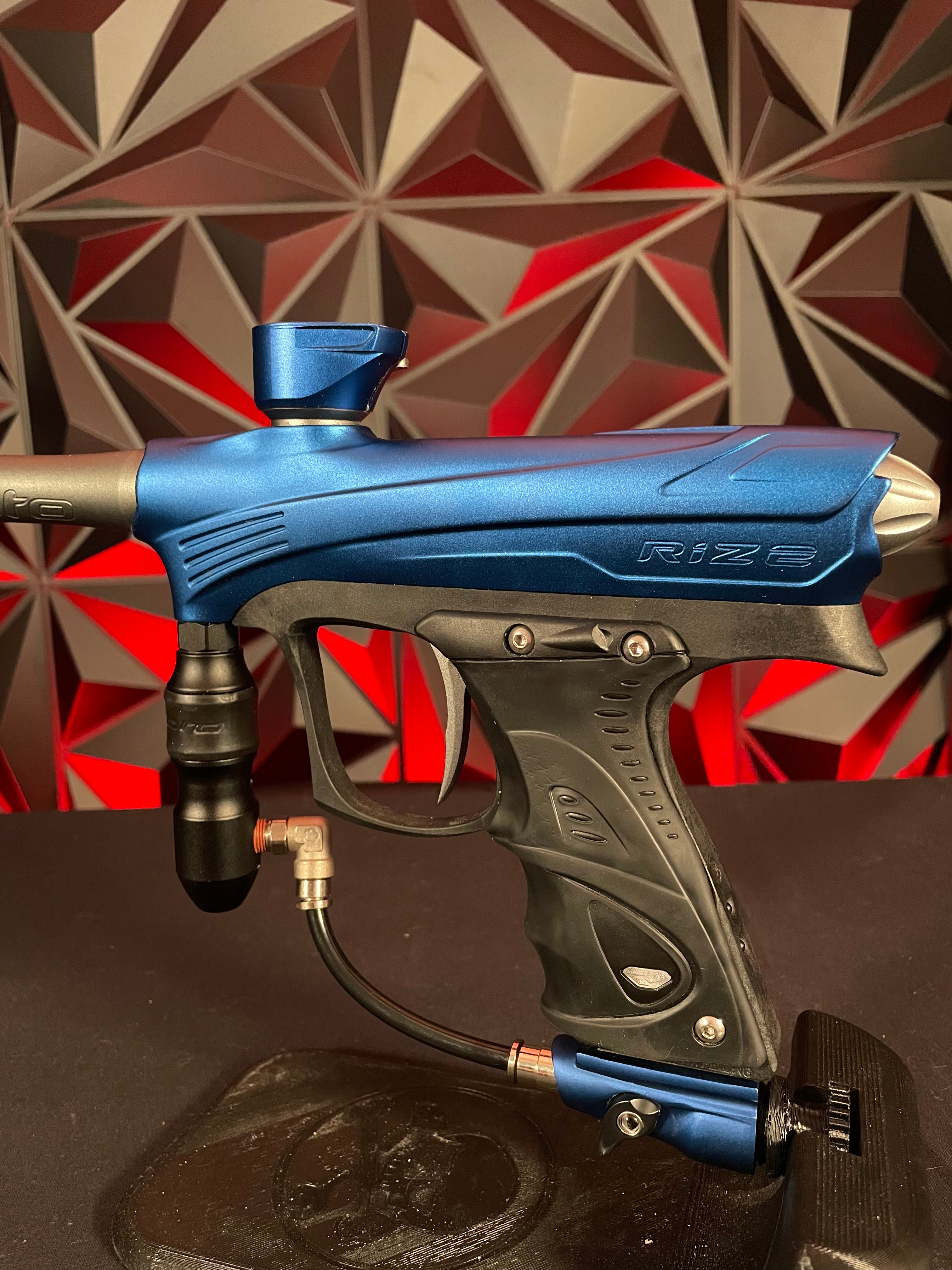 Used Dye Maxed Rize Paintball Gun - Blue/Pewter