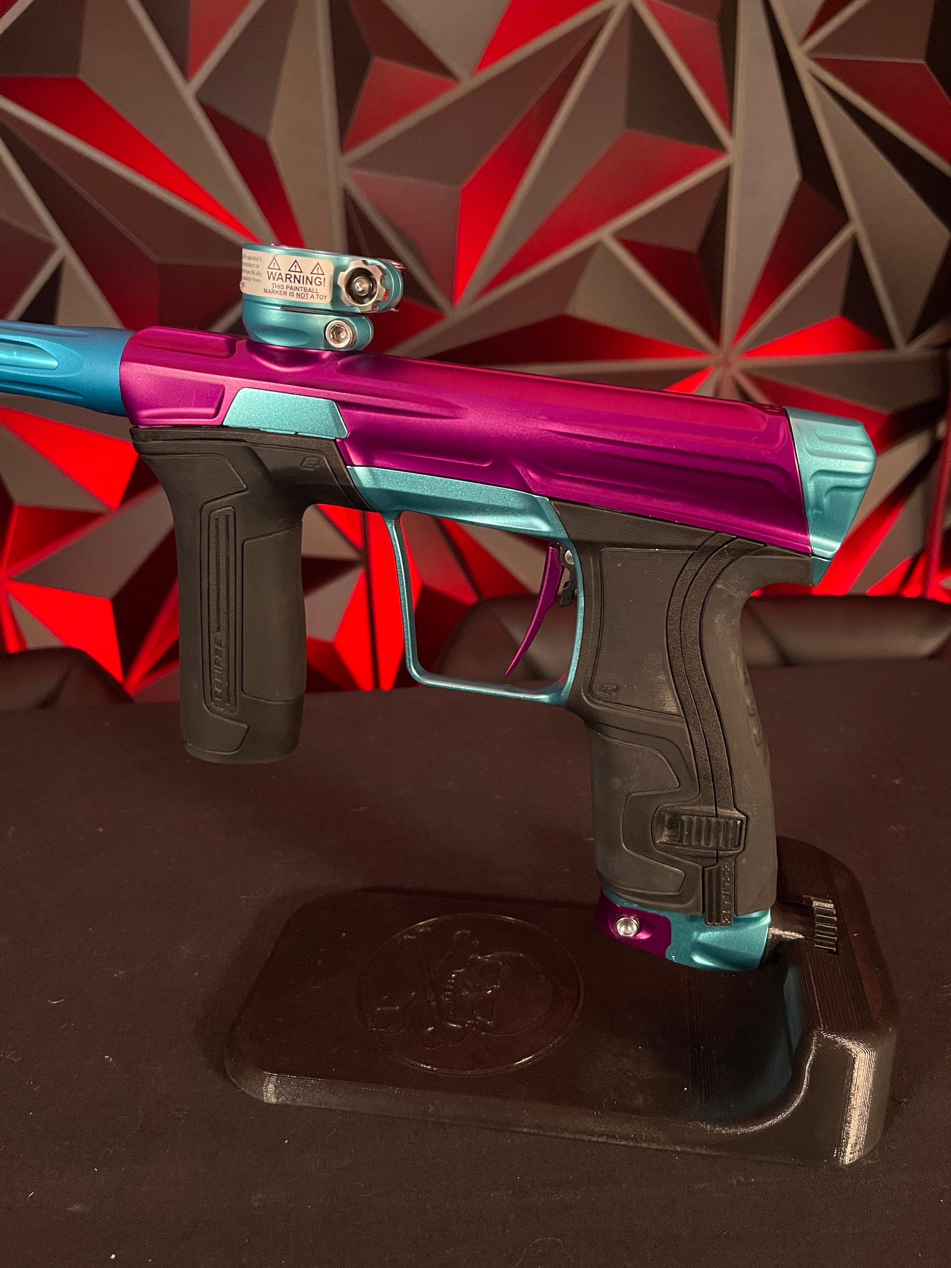 Use Planet Eclipse CS2 Paintball Gun - Purple/Teal w/ Matching Freak X ...
