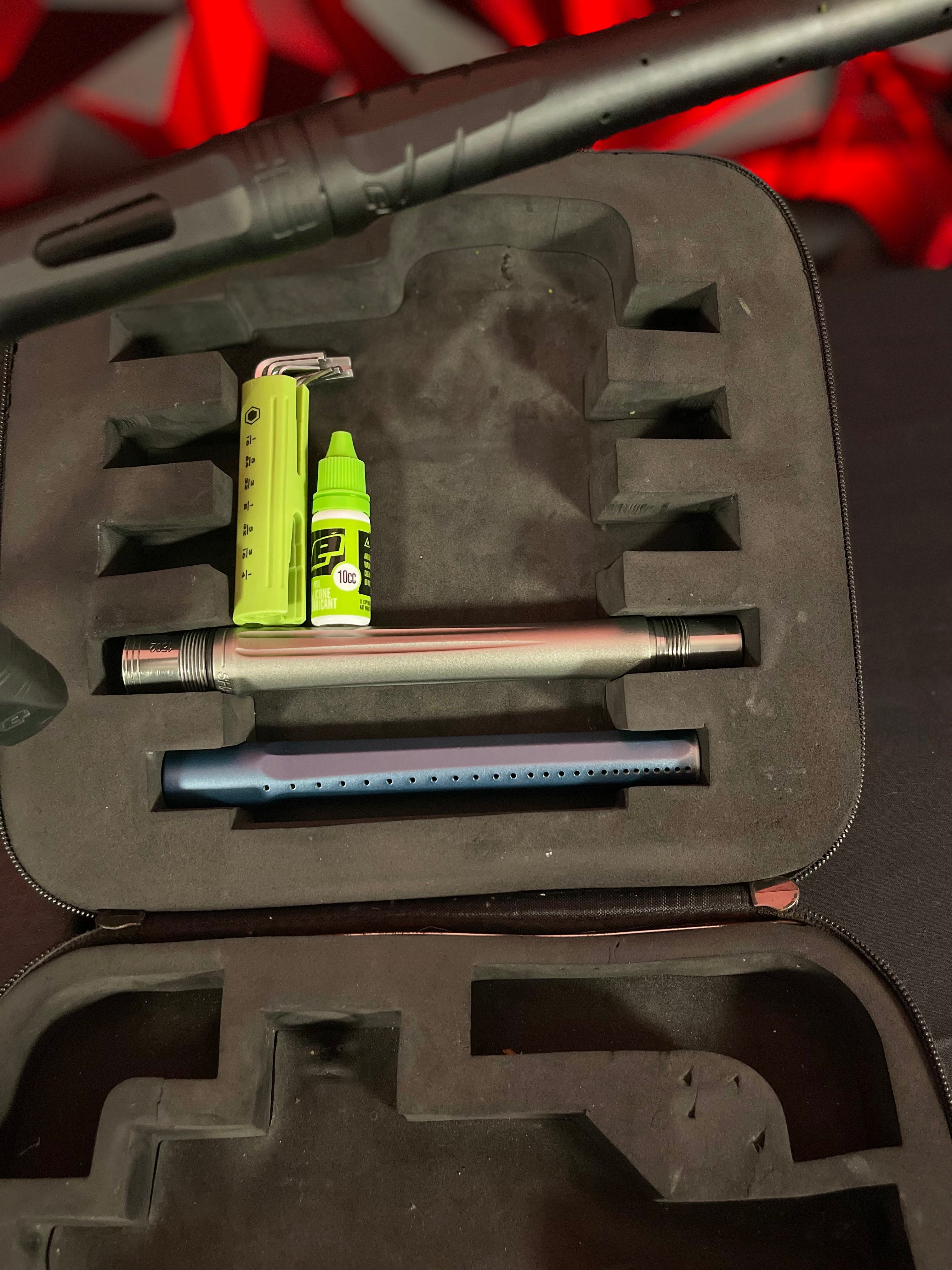 Used Planet Eclipse LV1 Paintball Gun - Blue/Dark Grey w/s63 PWR Barre ...