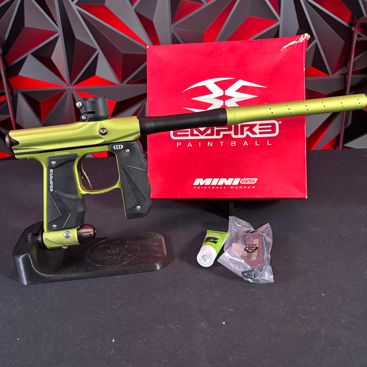 Used Empire Mini GS Paintball Gun - Green/Black