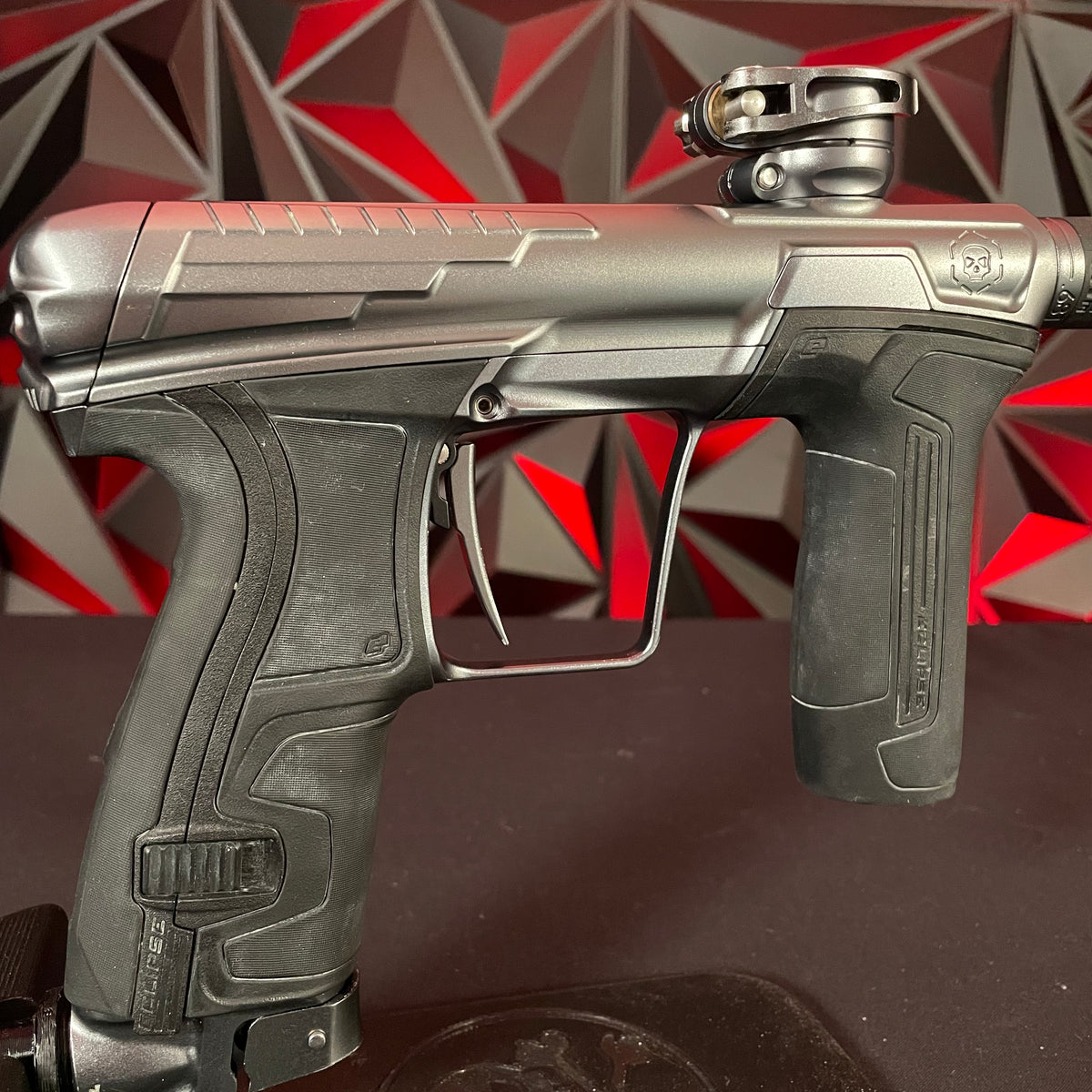 Used Planet Eclipse Infamous CS2 Paintball Gun - Pewter w/ Silencio FL