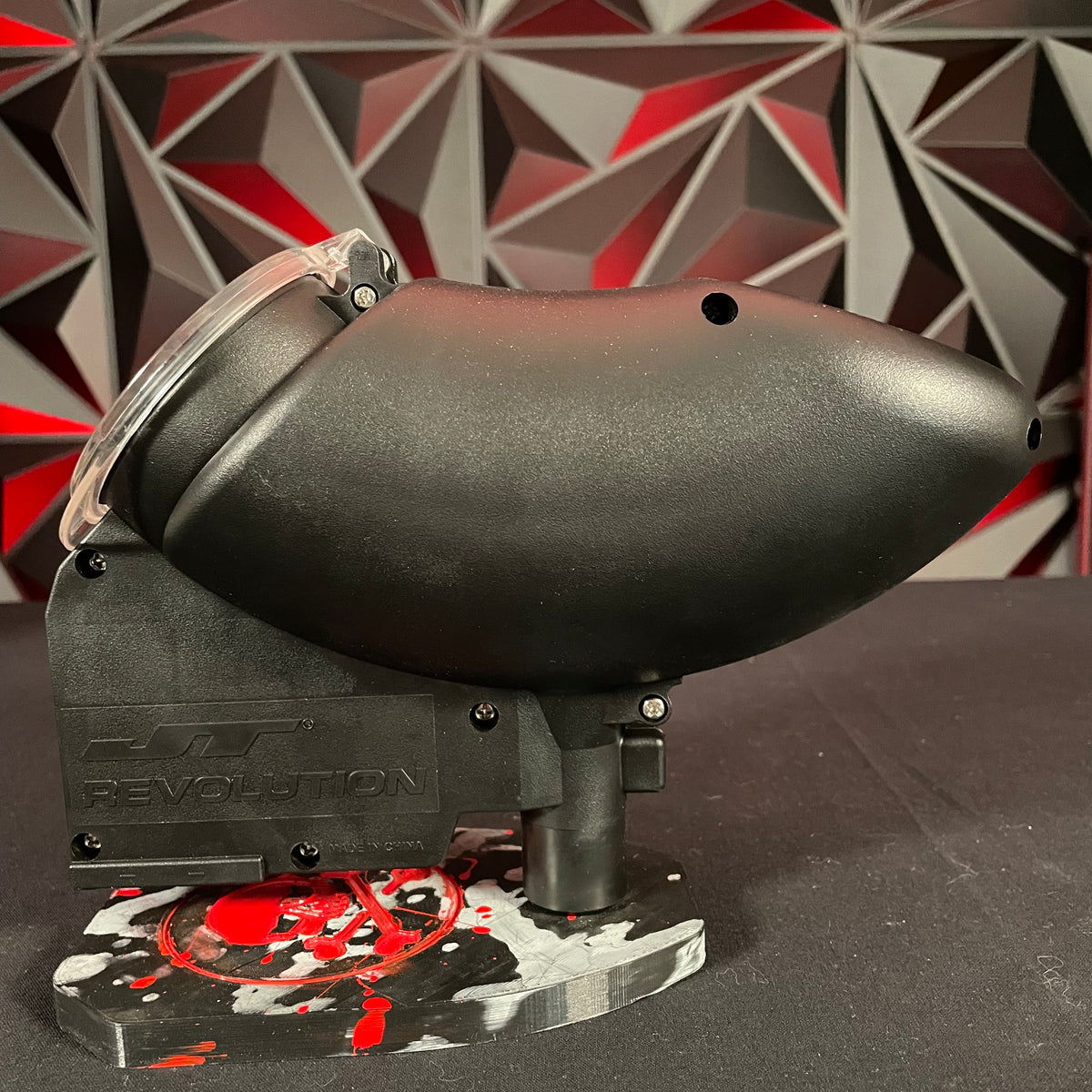 Used JT Revolution Paintball Loader - Black