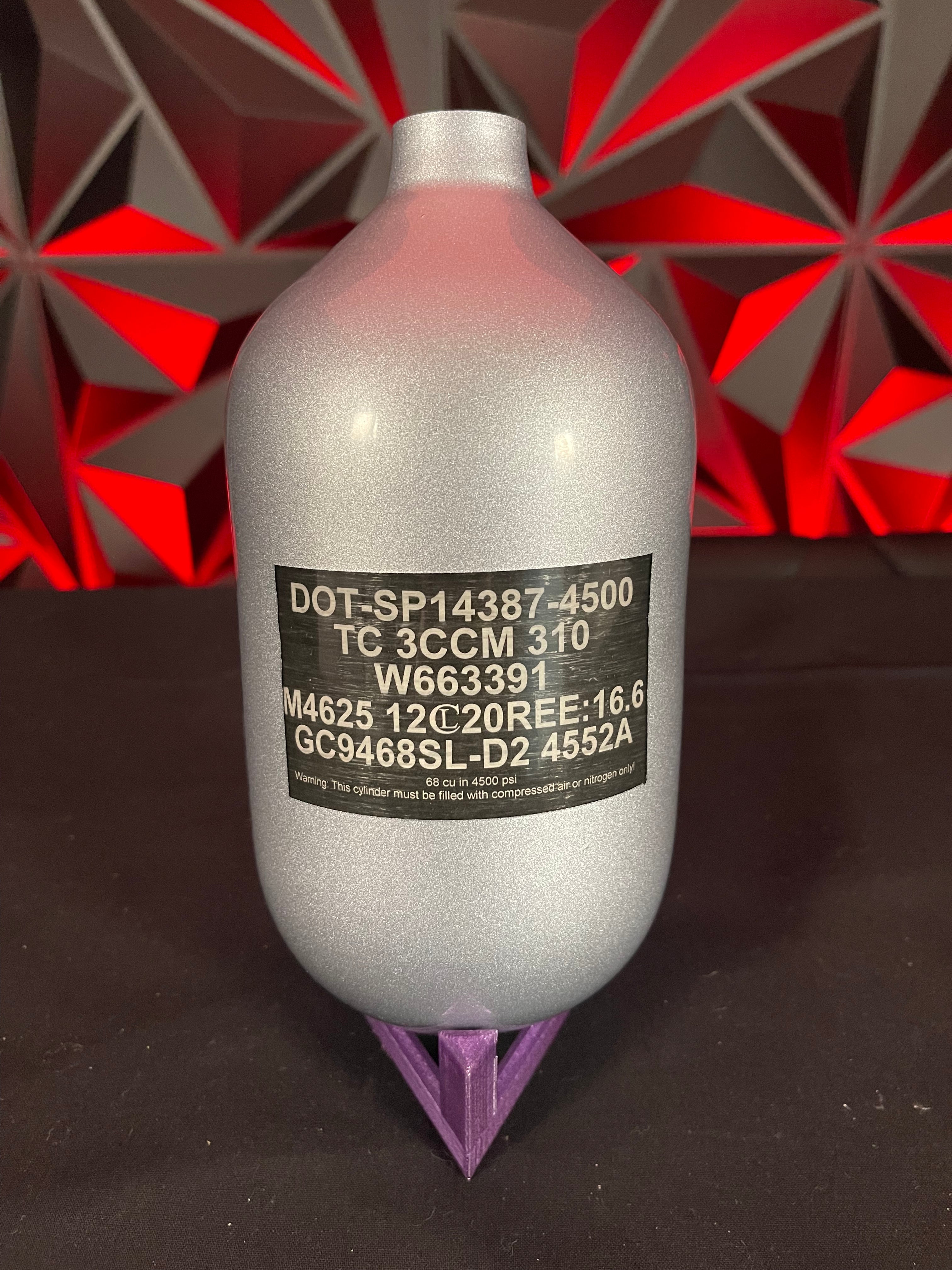 Used Infamous 68/4500 Diamond Series Skeleton Air Paintball Tank - BOT ...