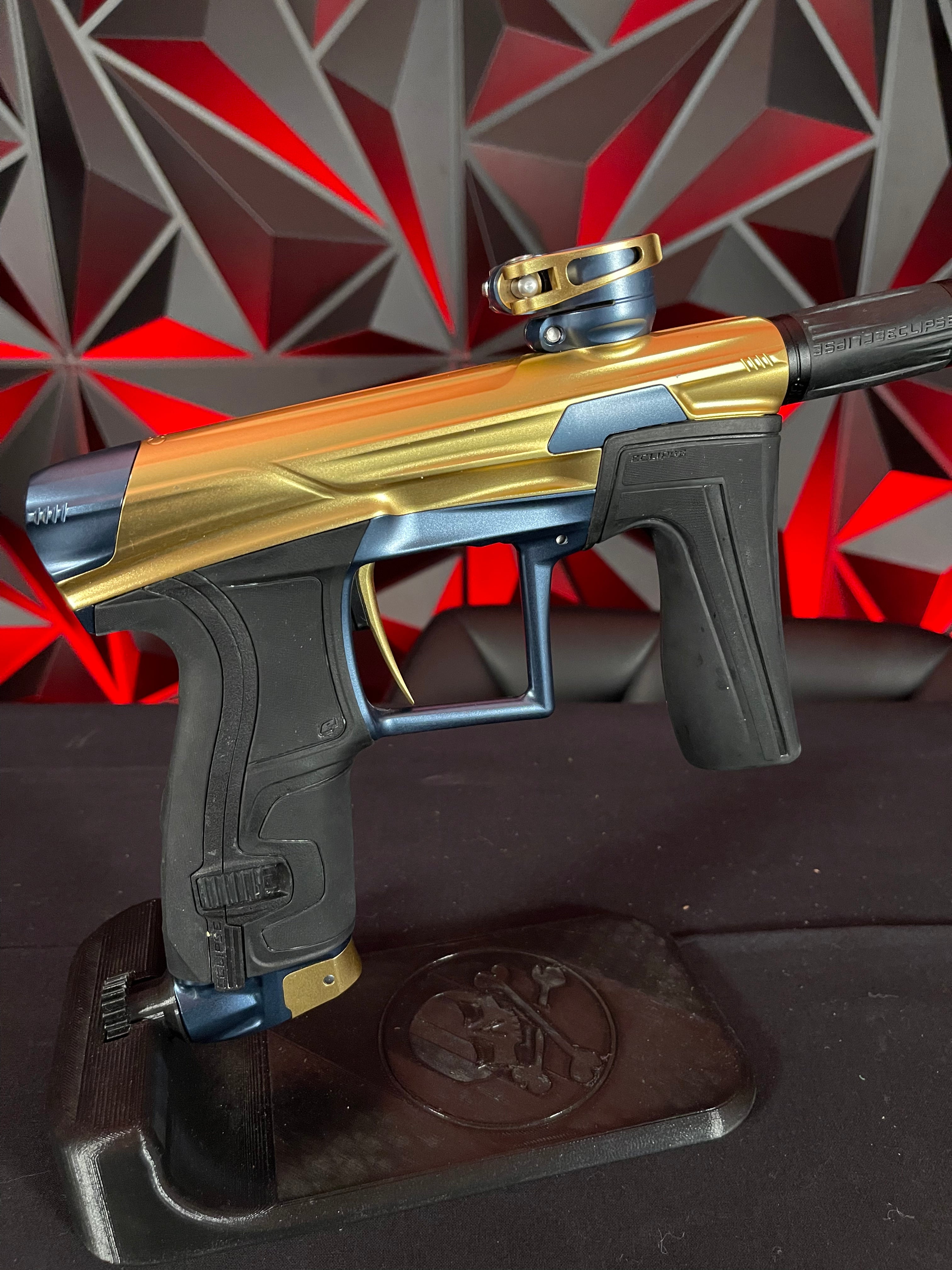 Used Planet Eclipse Geo 4 Paintball Gun - Gold/Blue – Punishers Paintball