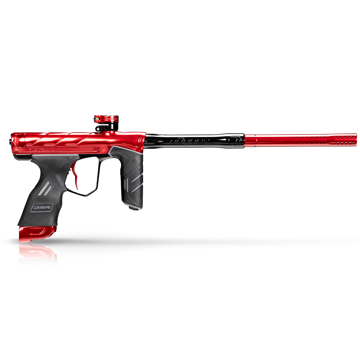 Dye DSR Pro Paintball Gun - Fire (Polished)