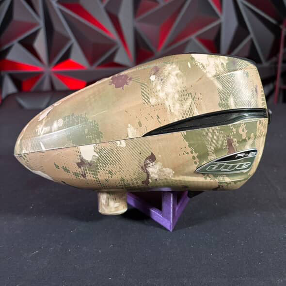 Used Dye Rotor R2 Paintball Loader - Dye Cam w/ Black and Red Speed Fe