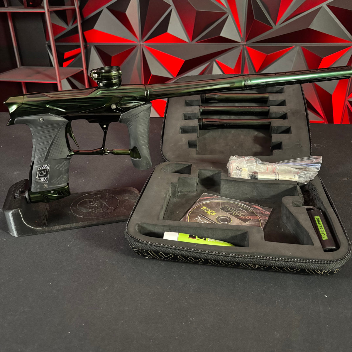 Used Planet Eclipse GSL Paintball Gun - Custom Green Acid Wash