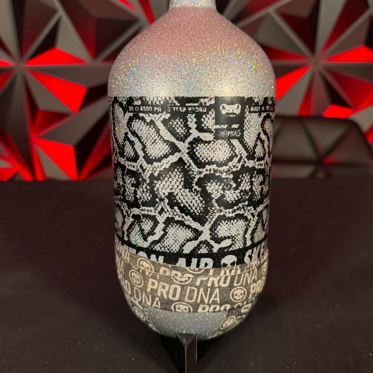 Used Infamous "Galaxy Series" Python 80/4500 Paintball Tank - Solar Si