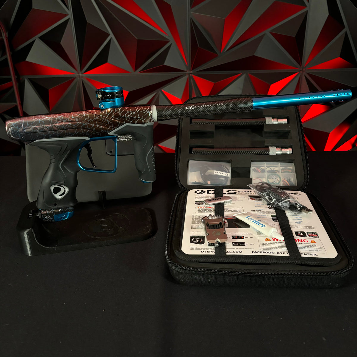 Used Dye DLS Paintball Gun - PGA Grid6 w/ Upgraded V2 Bolt