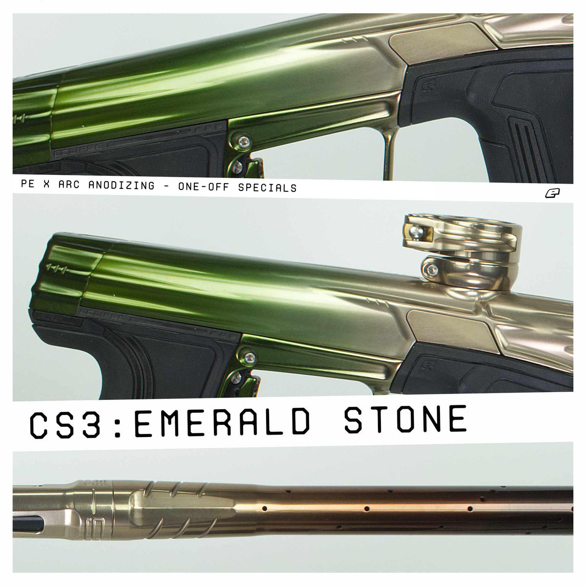 Planet Eclipse CS3 Paintball Marker- LE Polished Emerald Stone